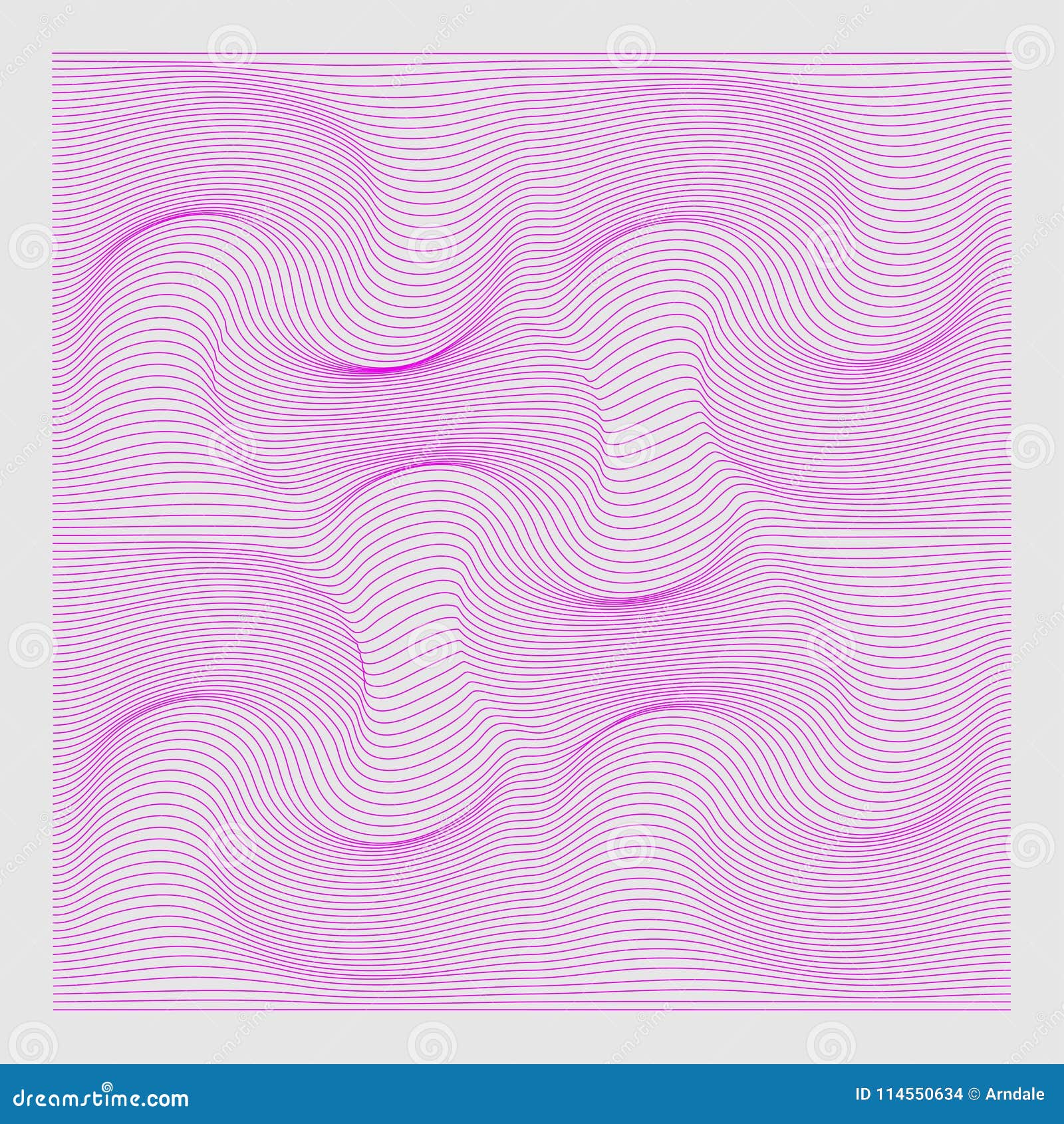 Abstract Wave Line. Violet Line Pattern Stock Vector - Illustration of ...