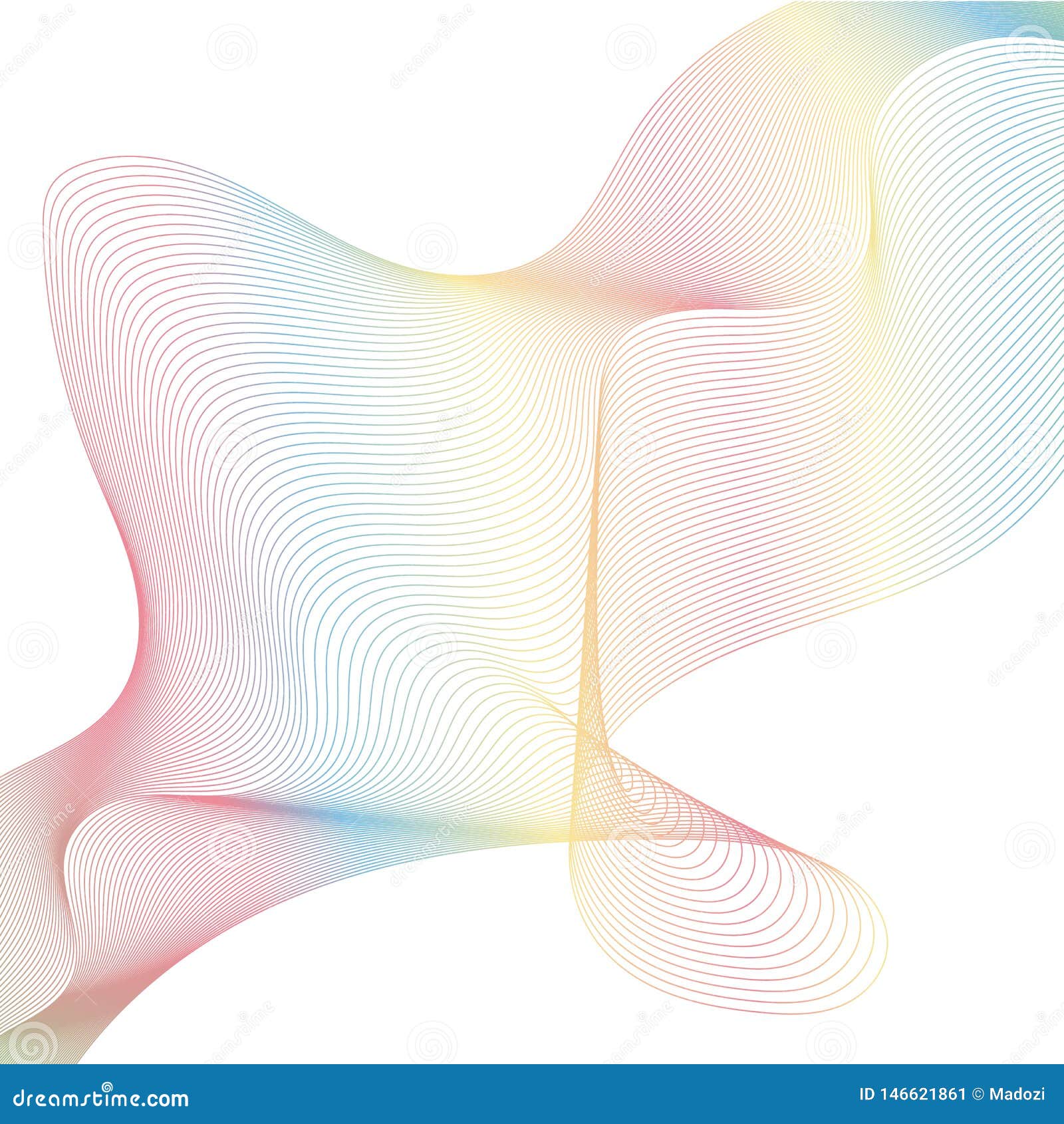 Abstract Wave Lines Background Stock Vector - Illustration of abstract ...