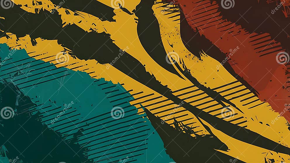 Abstract Wave Lines Background Dynamic Wave Pattern Modern Flowing Wavy Lines Stock Image