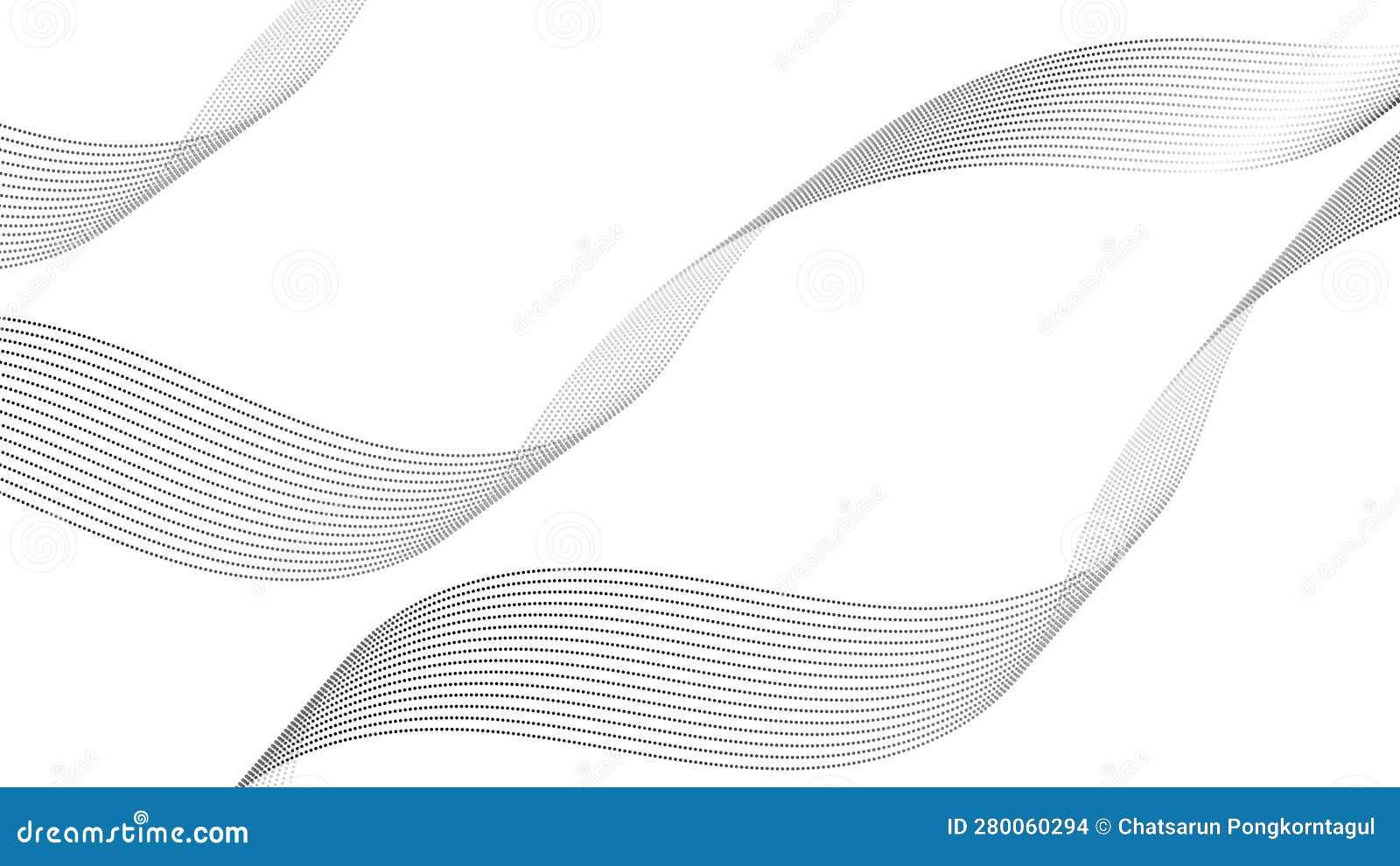 Abstract Wave Lines Pattern Black on White Background Stock Vector ...