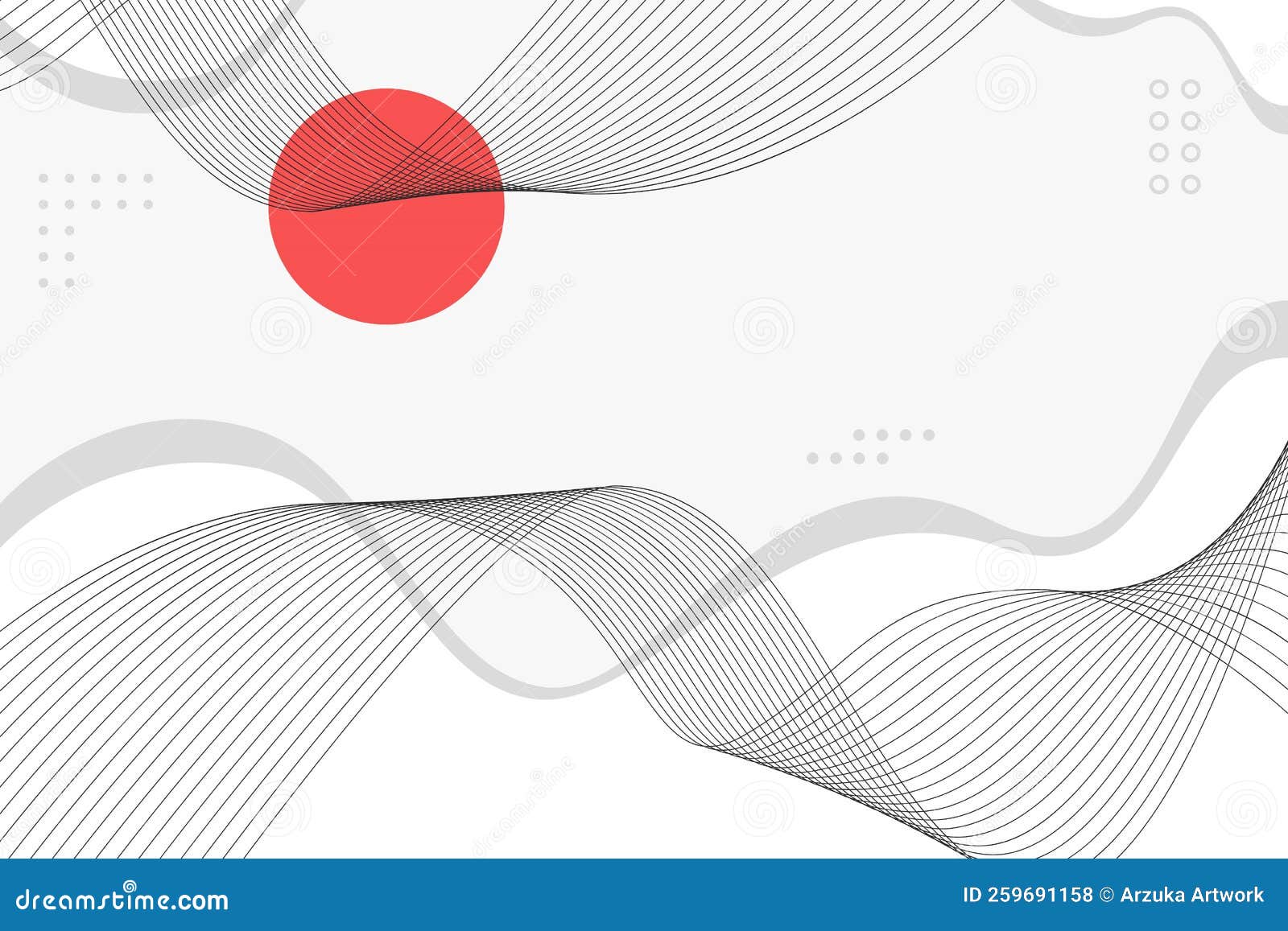 Abstract Wave Lines on White Background Stock Illustration ...