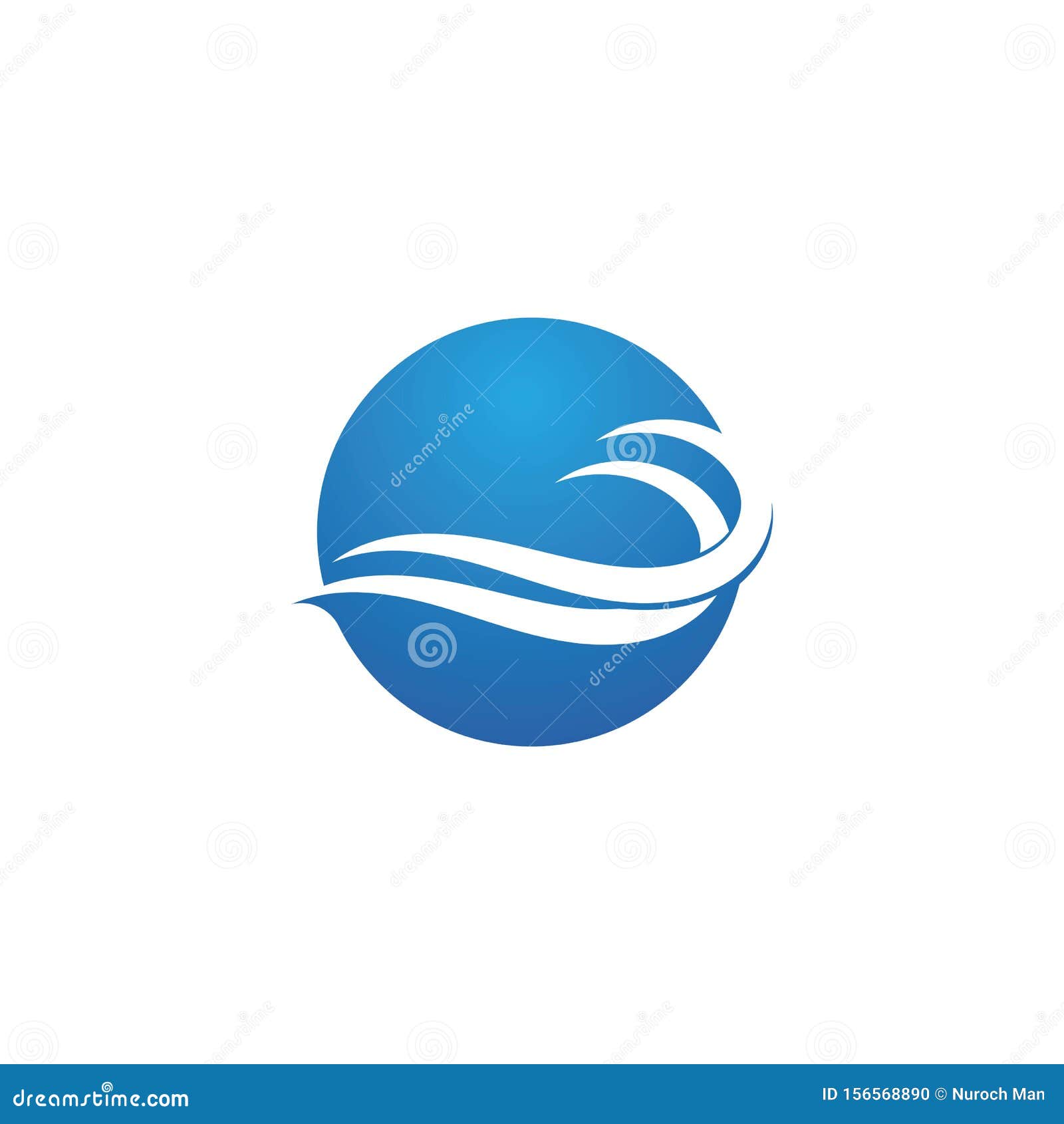 Abstract Wave Logo Design Template. Stock Vector - Illustration of icon ...