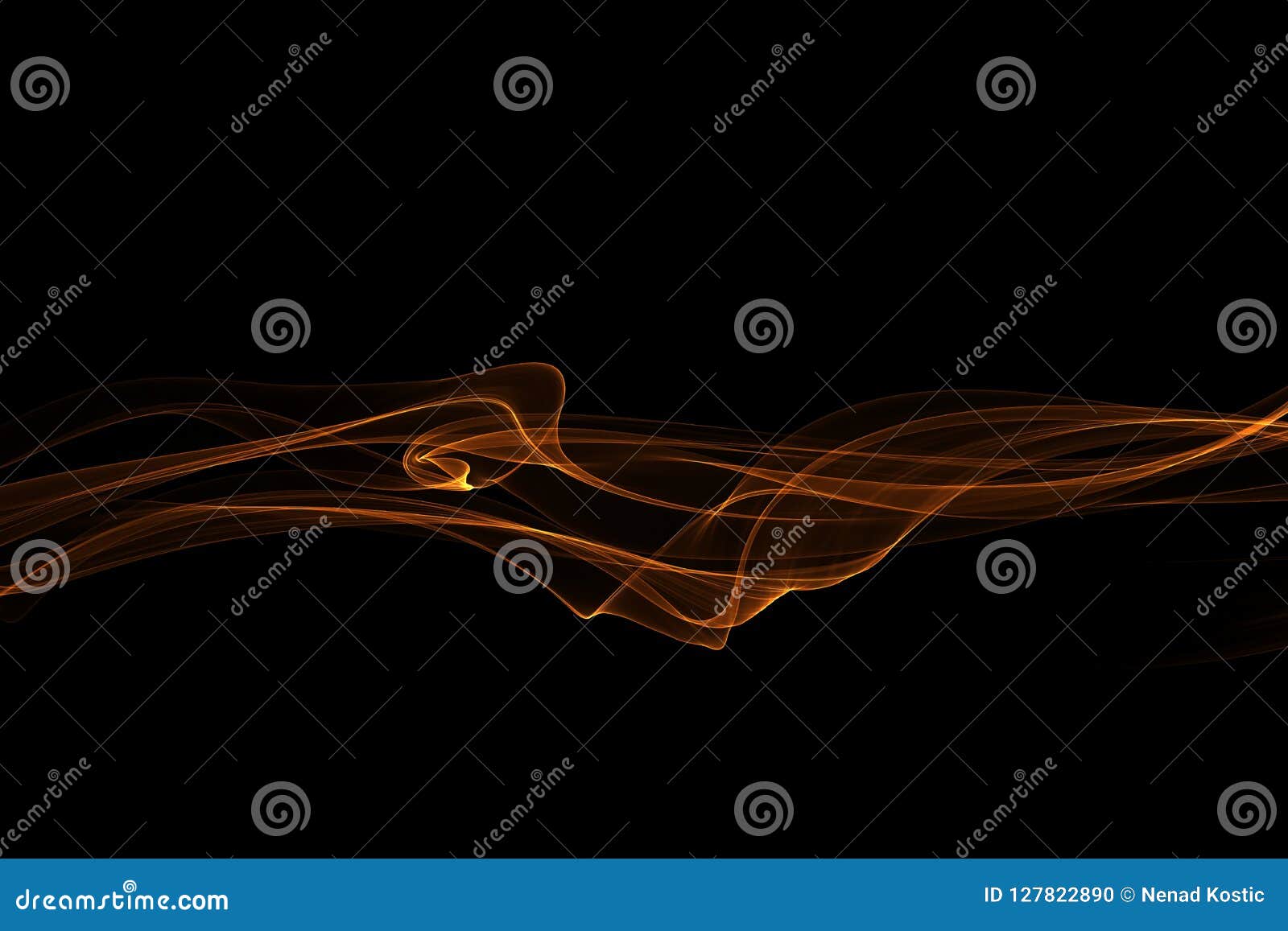 Yellow Lightning Abstract Fractal Effect Light Background Stock Photos ...