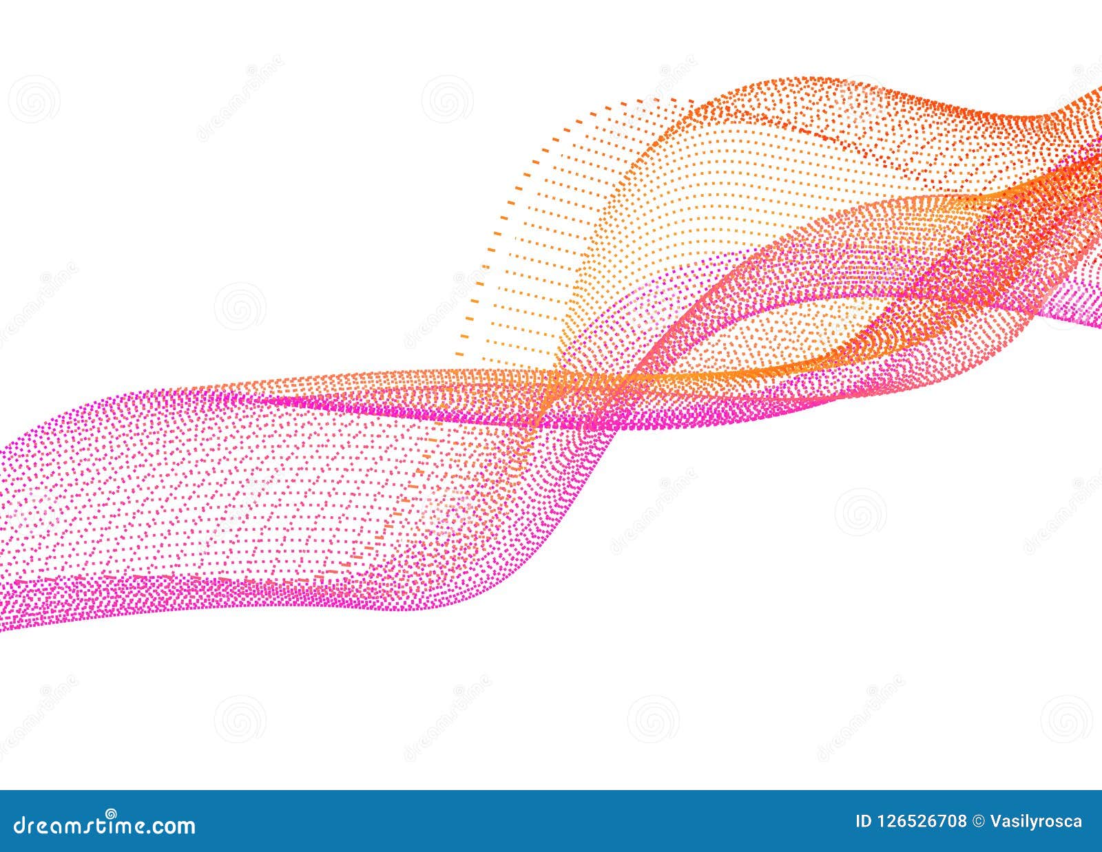 Abstract Wave Motion Smooth Color Vector. Vector Wavy Design Line ...