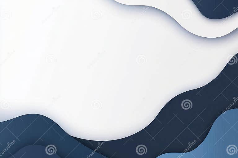 Abstract Wave Pattern with Blue and Grey Gradient on White Background ...