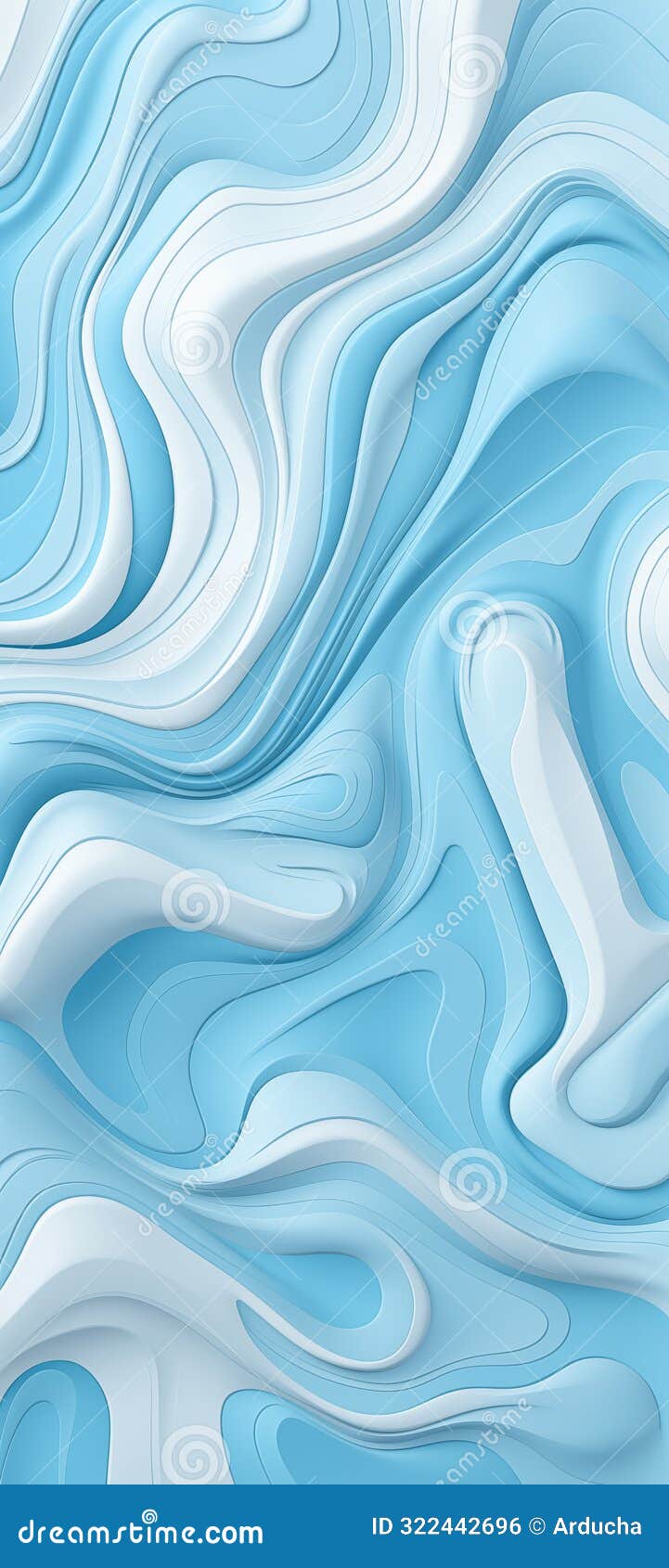 Abstract Wave Pattern 3d Texture Colorful Stock Illustration ...