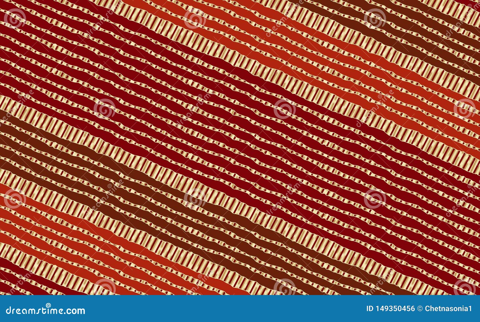 Abstract Wave Pattern Red Background Stock Illustration - Illustration ...