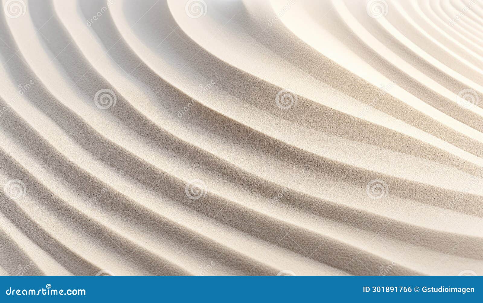 Abstract Wave Pattern on Sand Dune Backdrop Generated by AI Stock Photo ...