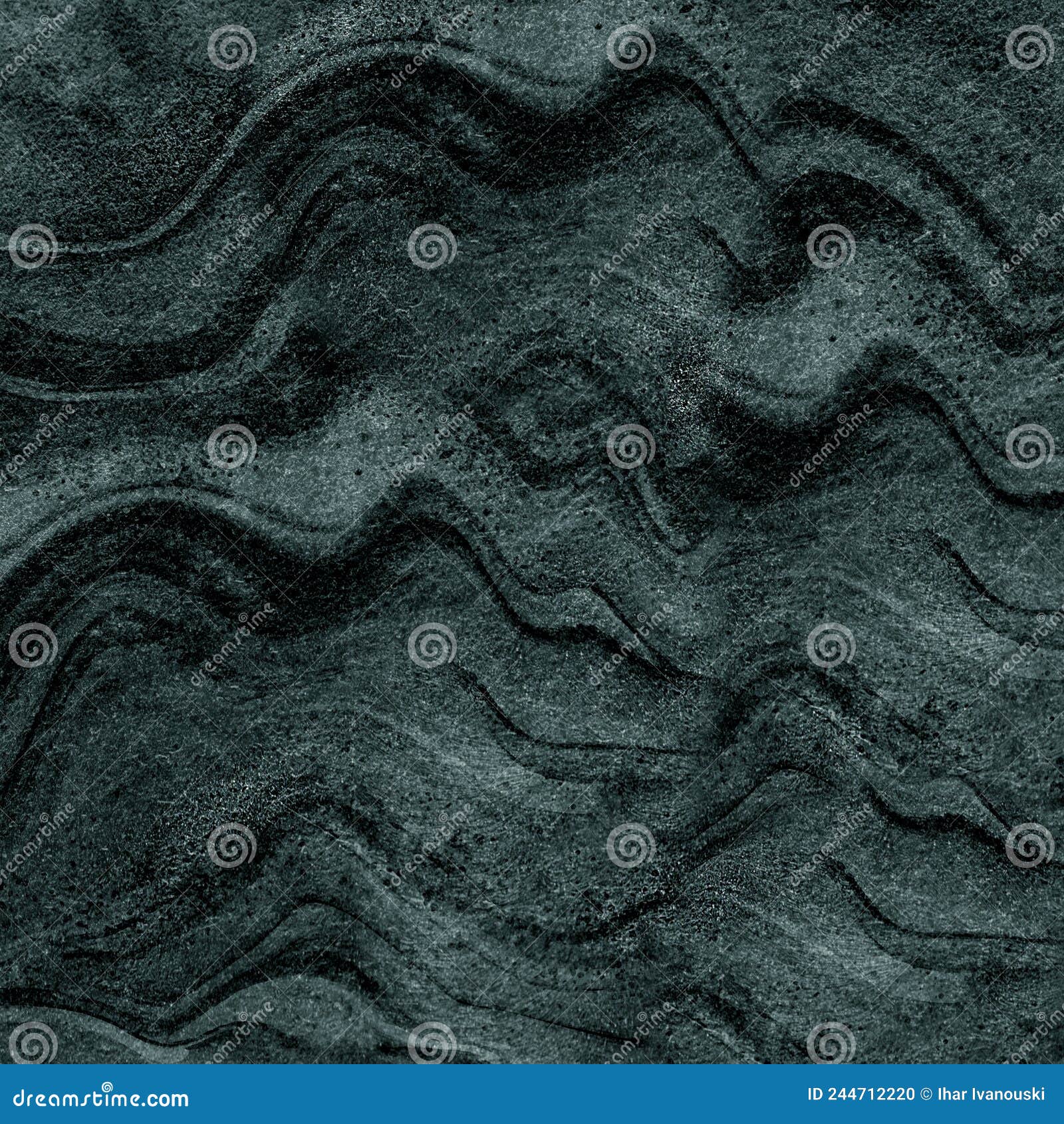 Abstract Wave Pattern of a Stone Structure Close-up Stock Photo - Image ...
