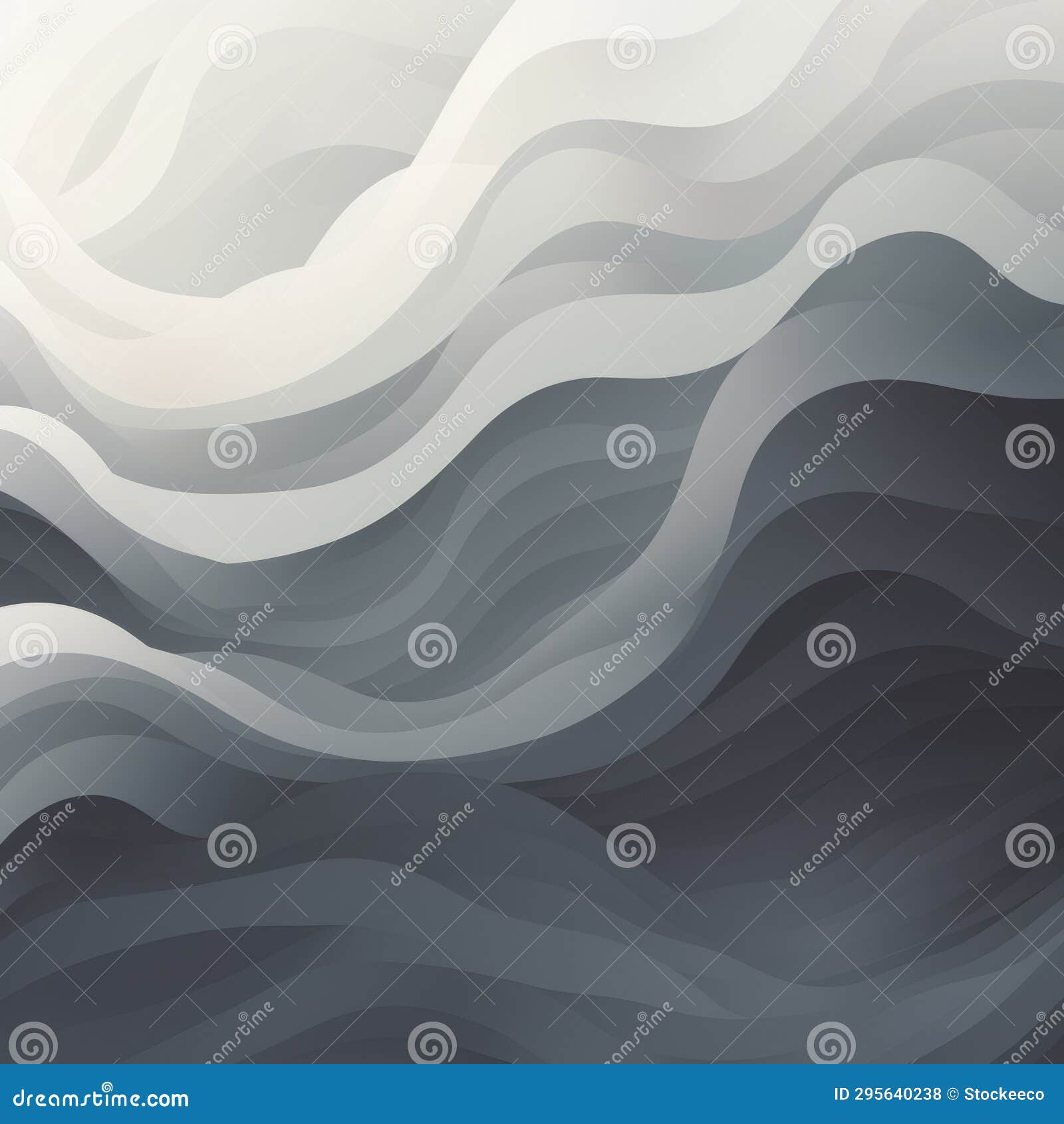 Abstract Wave Pattern Vector Illustration with Tonal Colors Stock ...