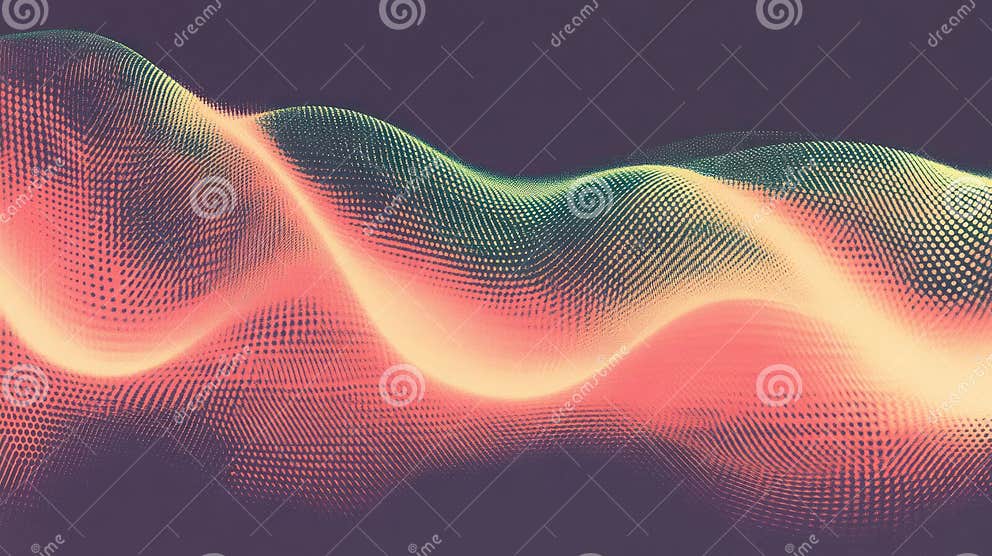Abstract Wave Pattern with Vibrant Colors and Smooth Gradients Stock ...