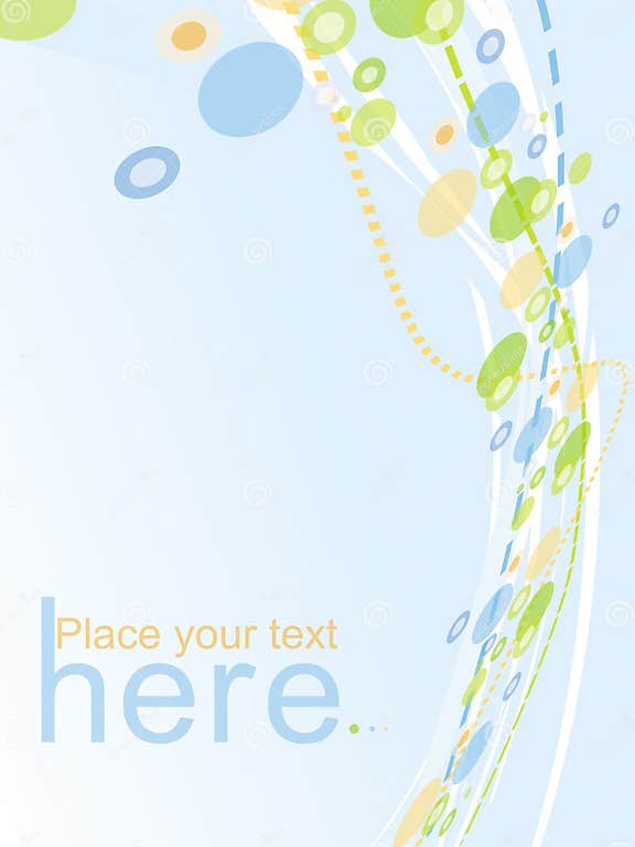 Abstract Wave and Ring Background Stock Vector - Illustration of ...