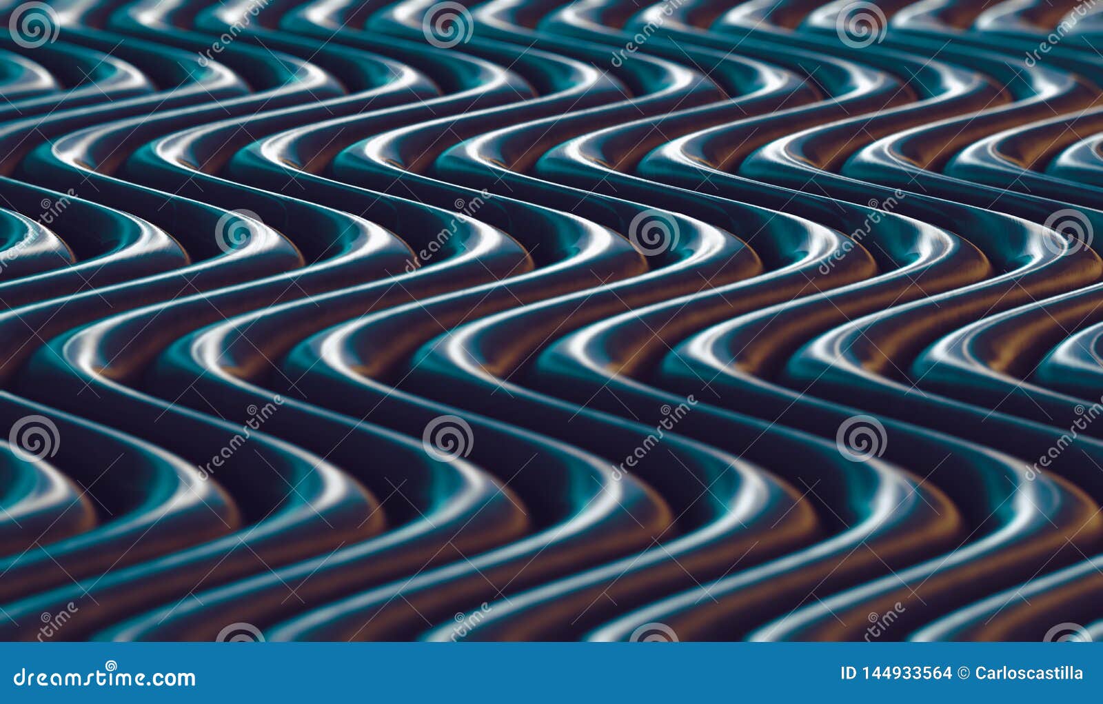Abstract Wave and Ripple Surface Background.3d Illustration Stock ...