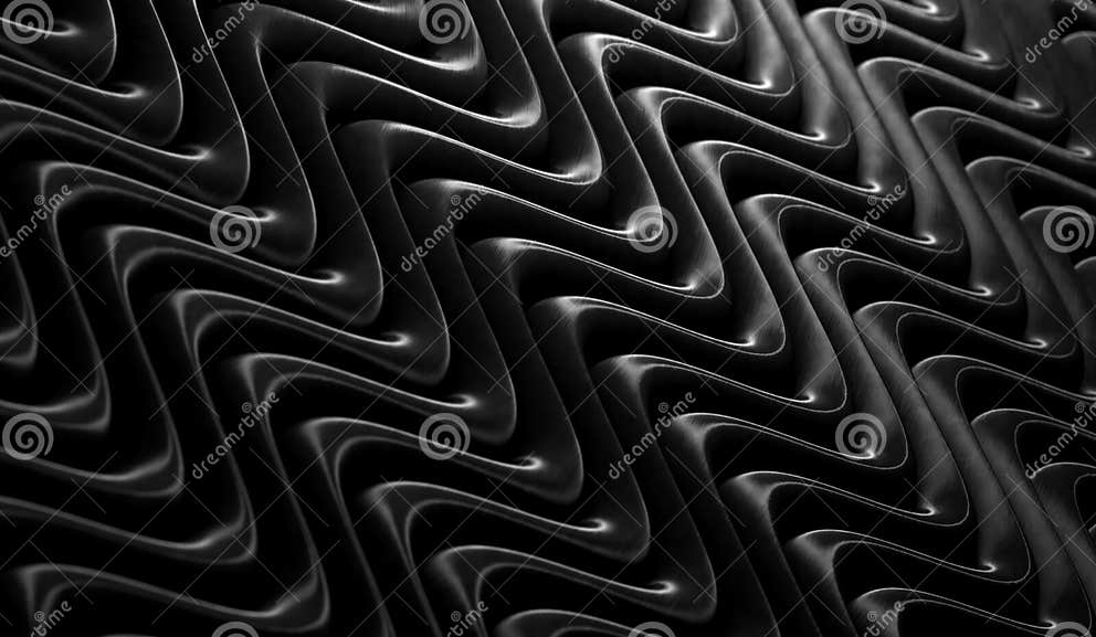 Abstract Wave and Ripple Surface Background.3d Illustration Stock ...