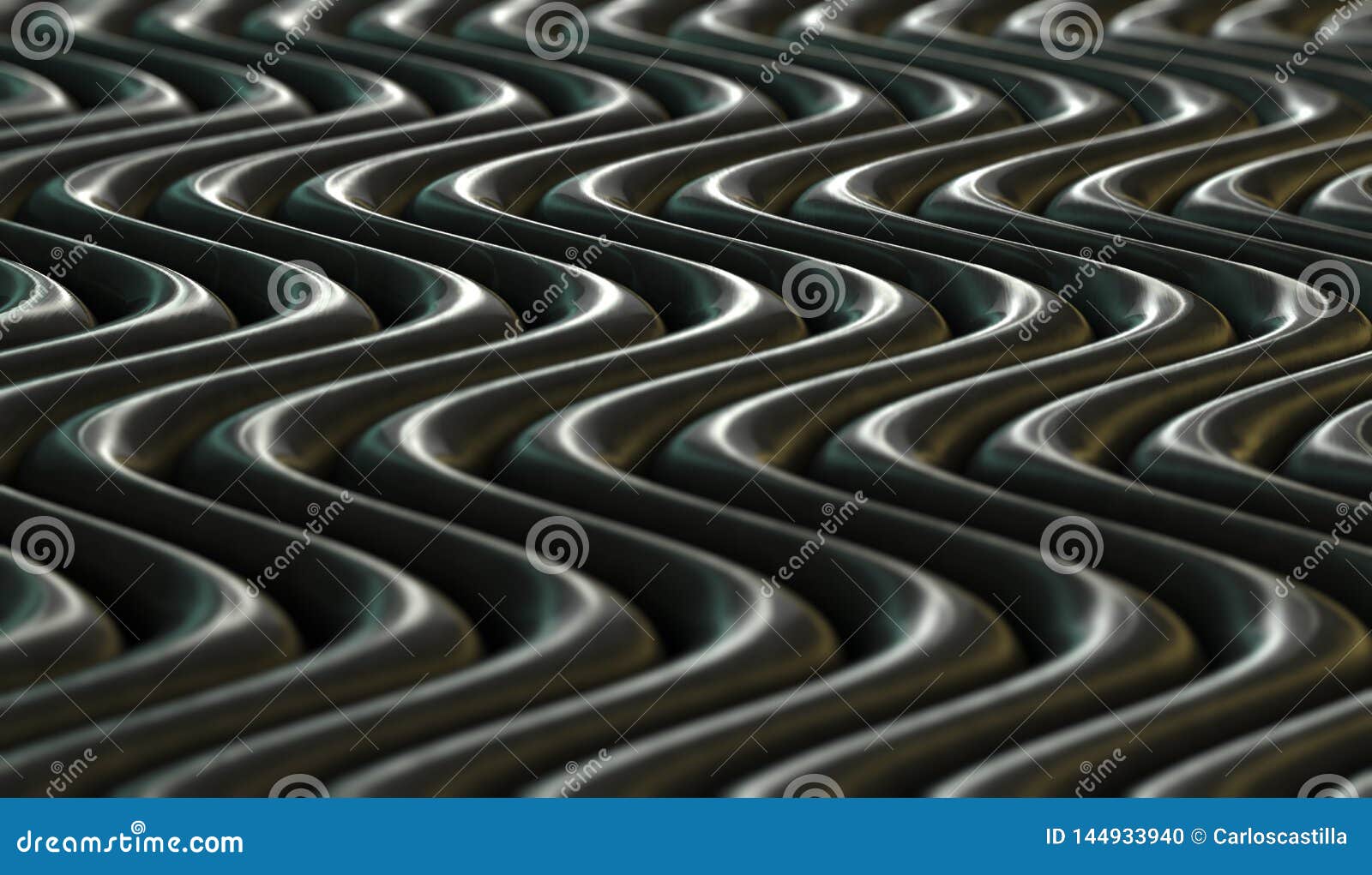 Abstract Wave and Ripple Surface Background.3d Illustration Stock ...