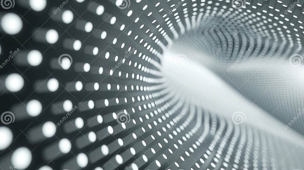 Abstract Wave of Spotted Light Stock Image - Image of geometric ...