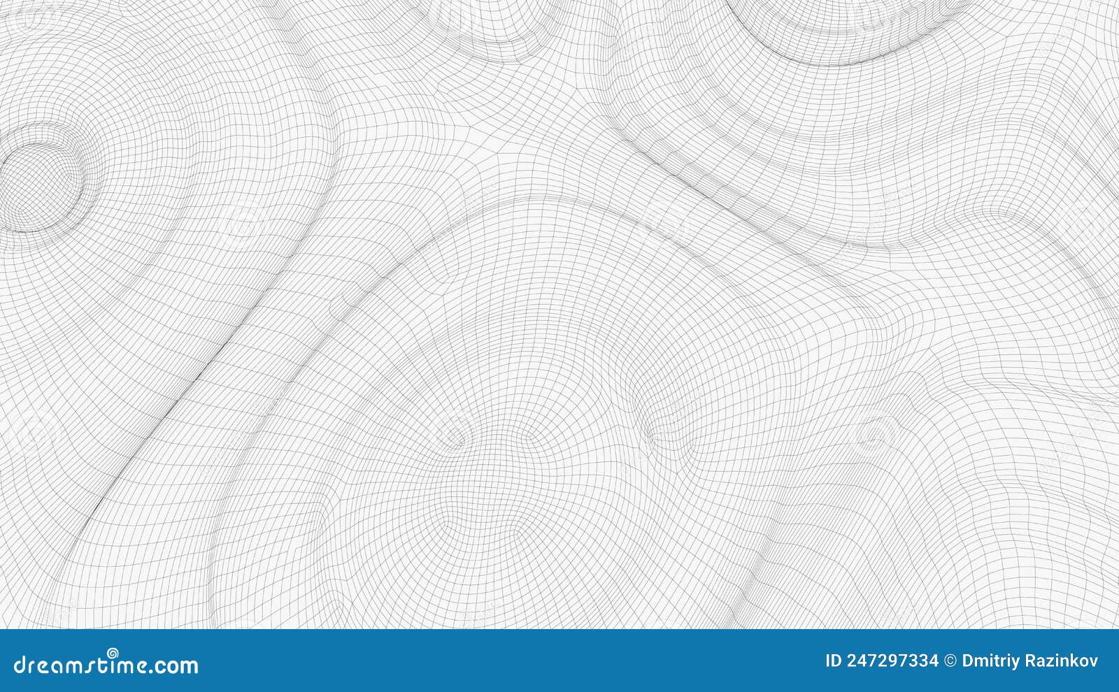 Abstract Wave Surface Wireframe Retro Pattern. Abstract 3d Vector ...