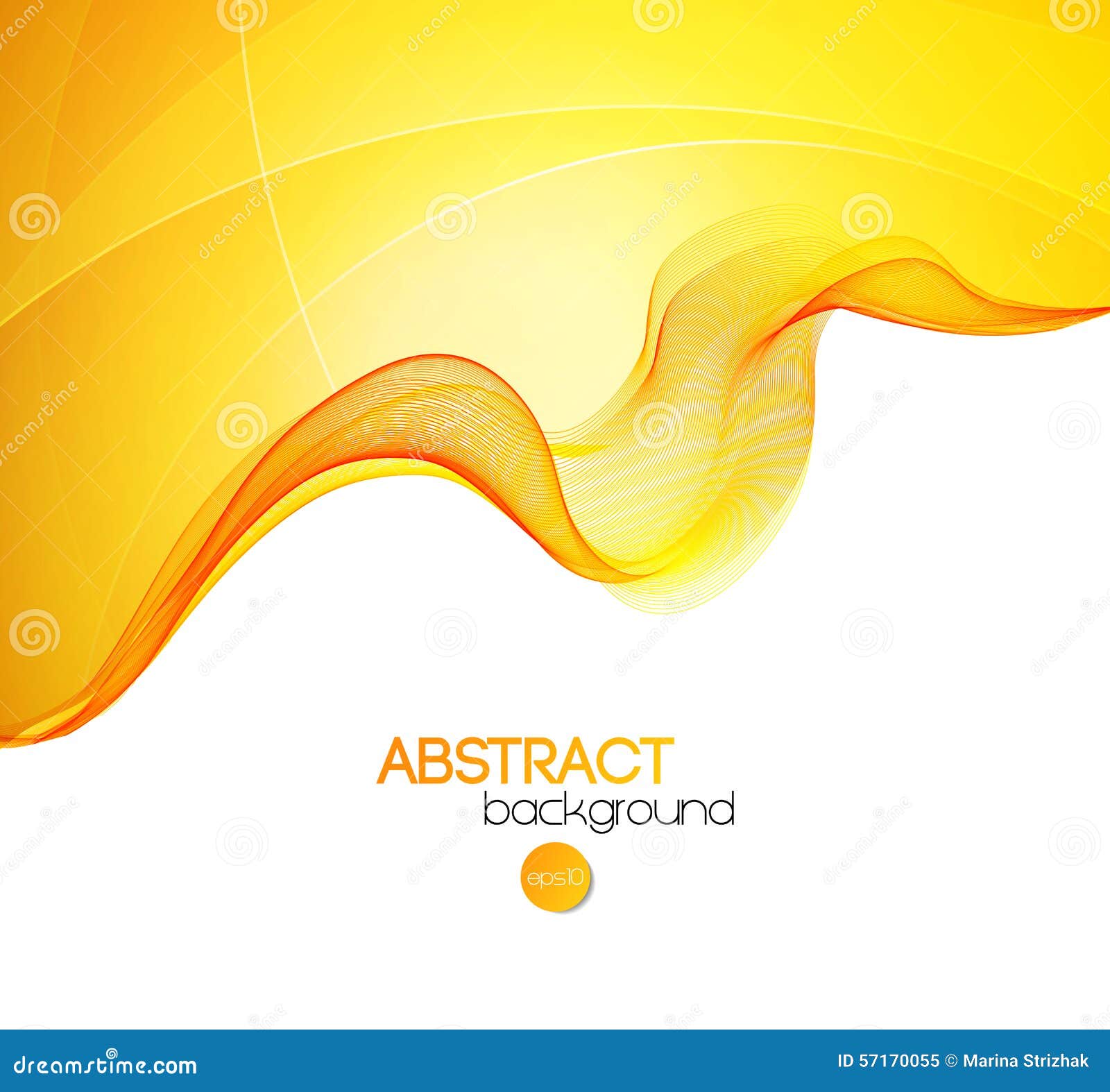 Abstract Wave Template Background Brochure Design Stock Vector ...