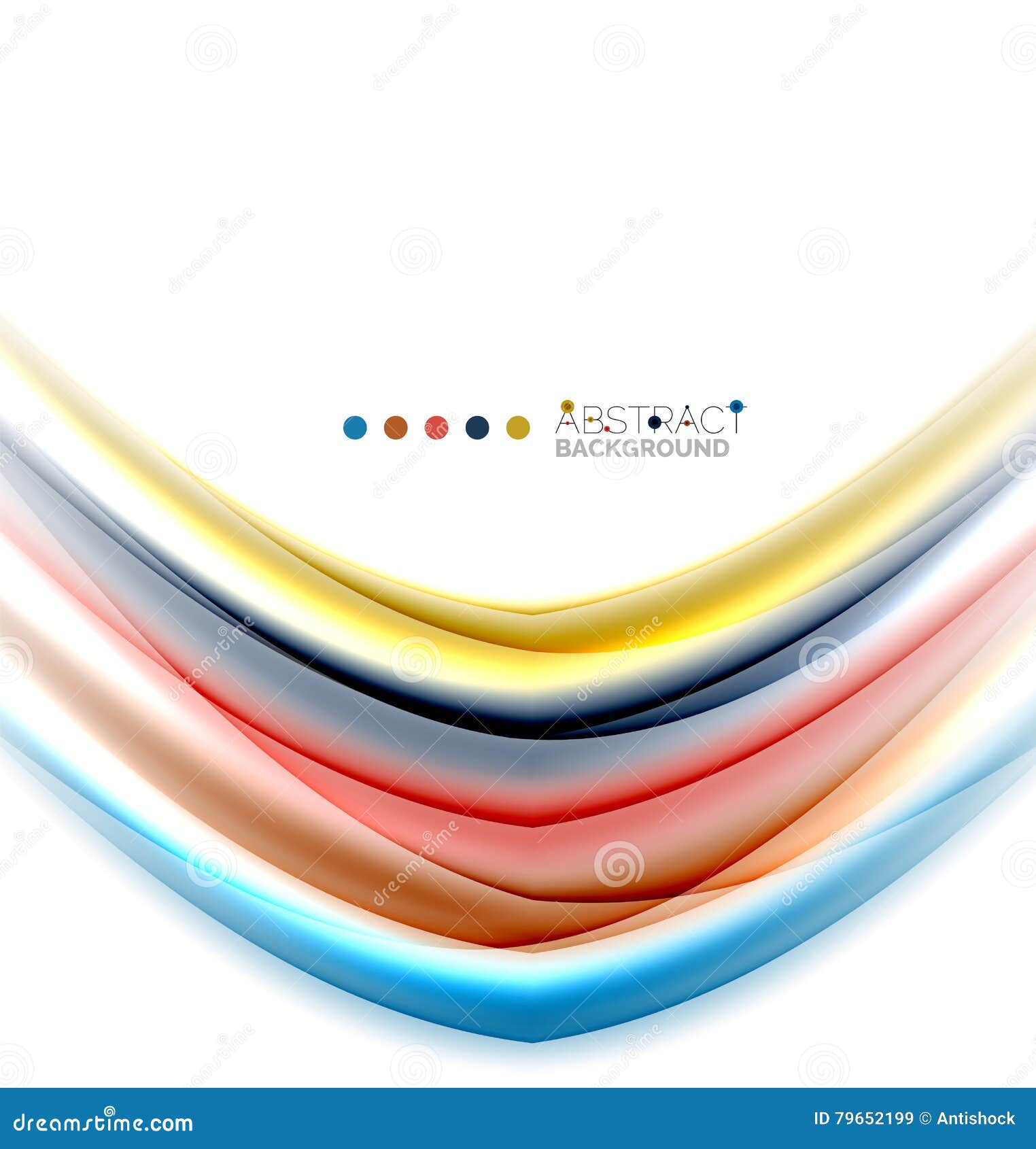 Abstract wave template stock vector. Illustration of bright - 79652199