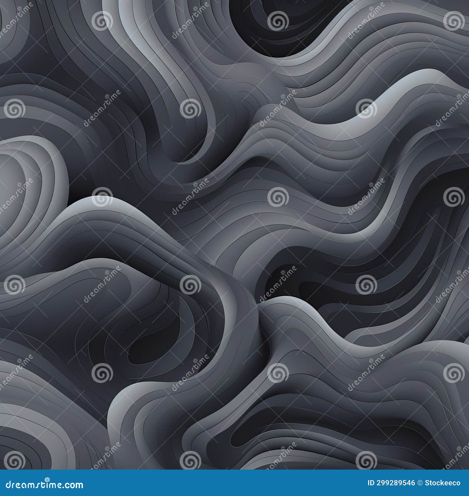 Abstract Wave Texture Background with Black and Grey Wave Patterns ...