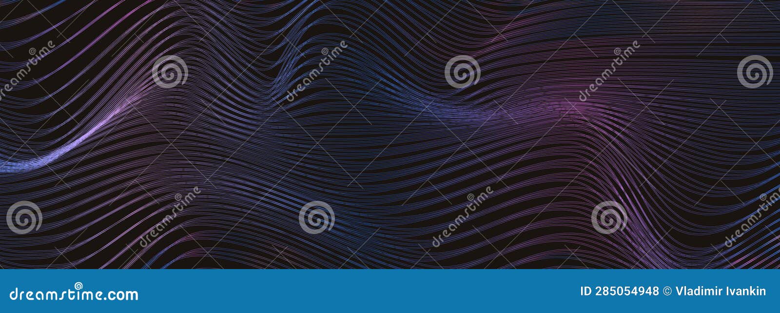 Abstract Wave Texture Color Gradient Line Stock Illustration ...