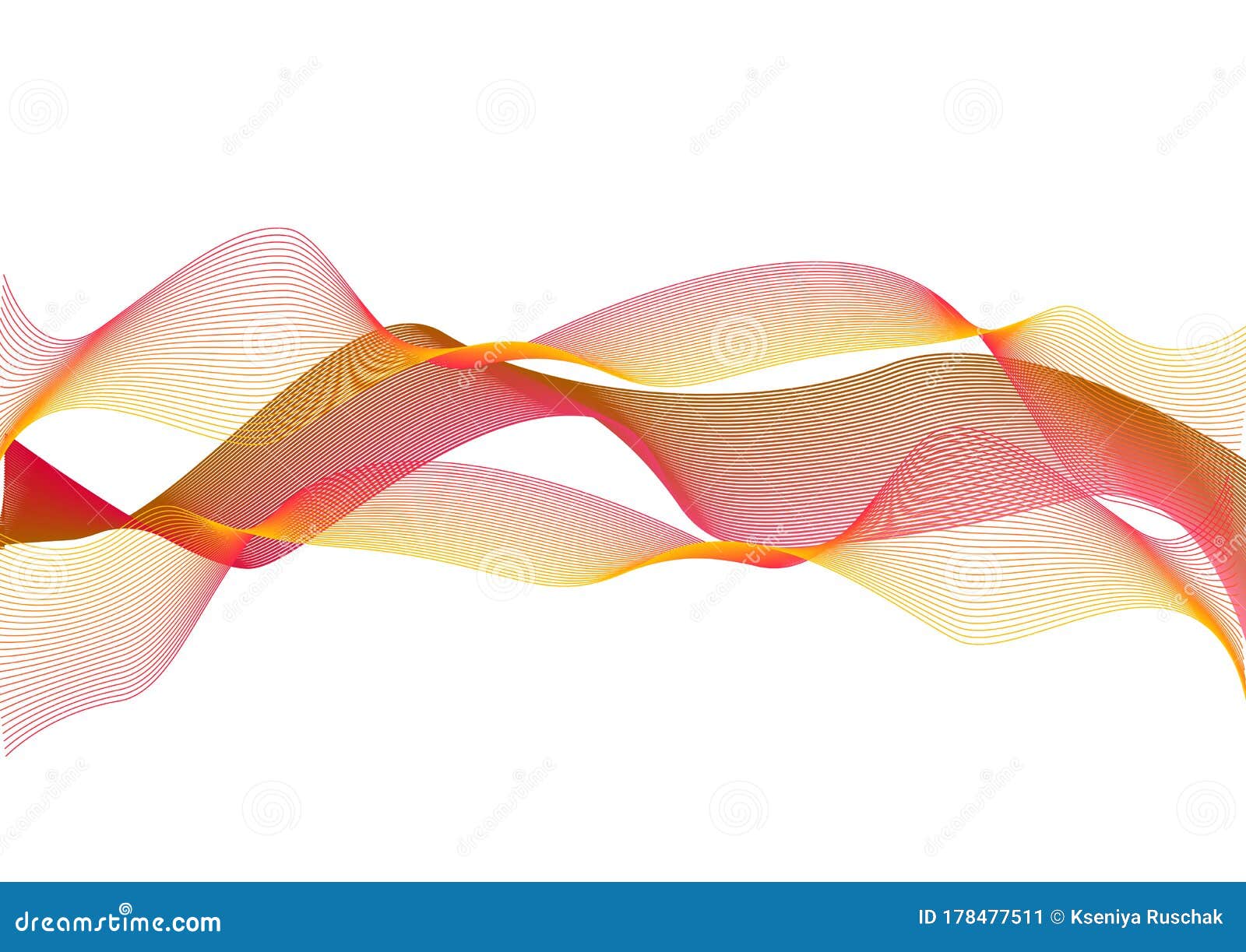 Abstract Wave Transparent Vector Element Stock Illustration ...
