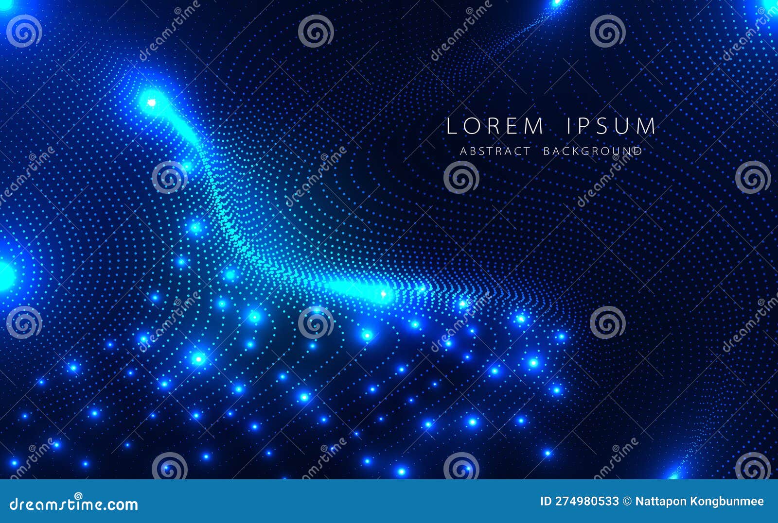 Abstract Wave Vector Beautiful Lines, Concept, Technology, Network ...
