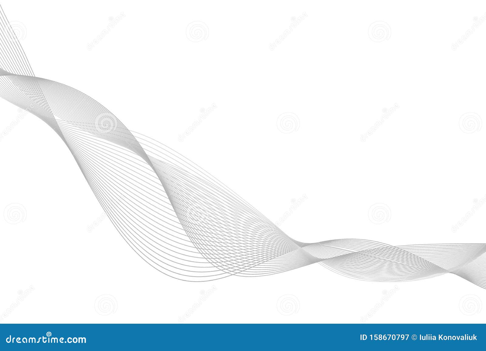 Abstract Wave Vector Element for Design Stock Illustration ...
