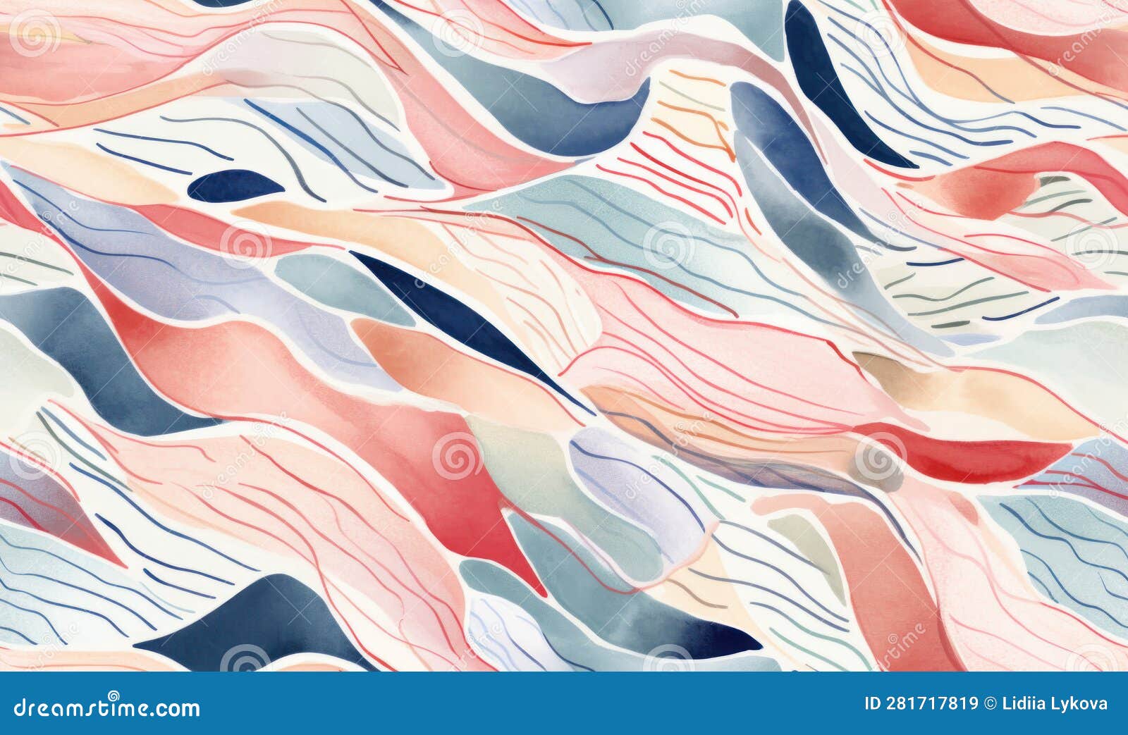 Abstract Wave Wallpaper. Creative Liquid Banner Stock Image - Image of ...