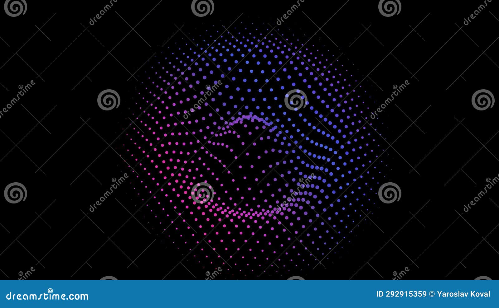 Abstract Waveform Net Pulsating Hole Dots Nodes Banner Resilience ...