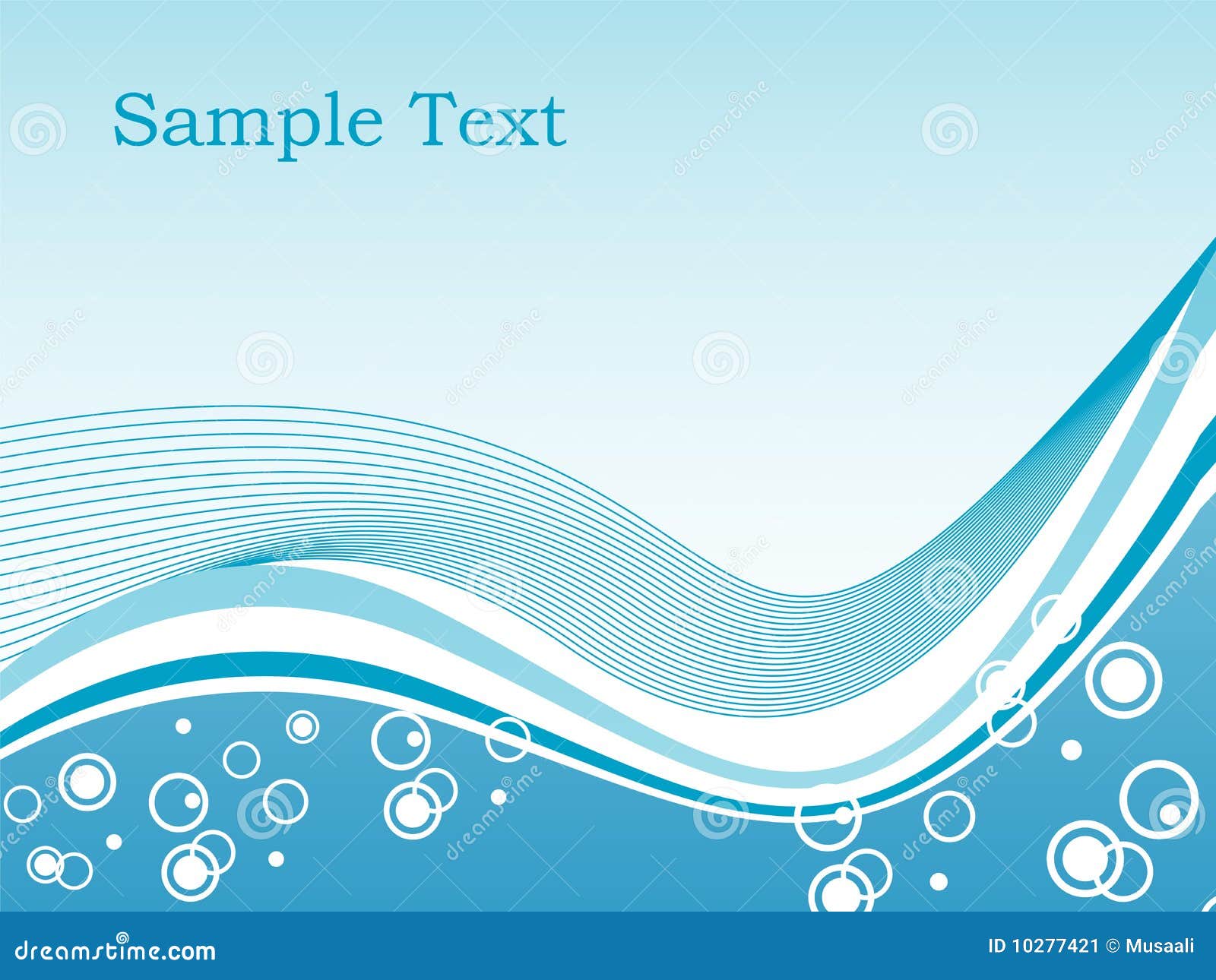 ABSTRACT WAVES BACKGROUND stock vector. Illustration of design - 10277421