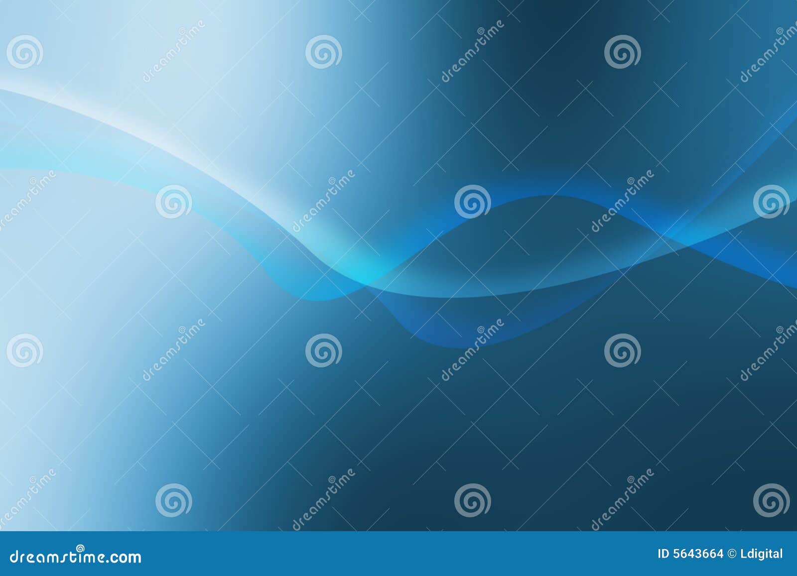 Abstract Waves Background stock illustration. Illustration of light ...