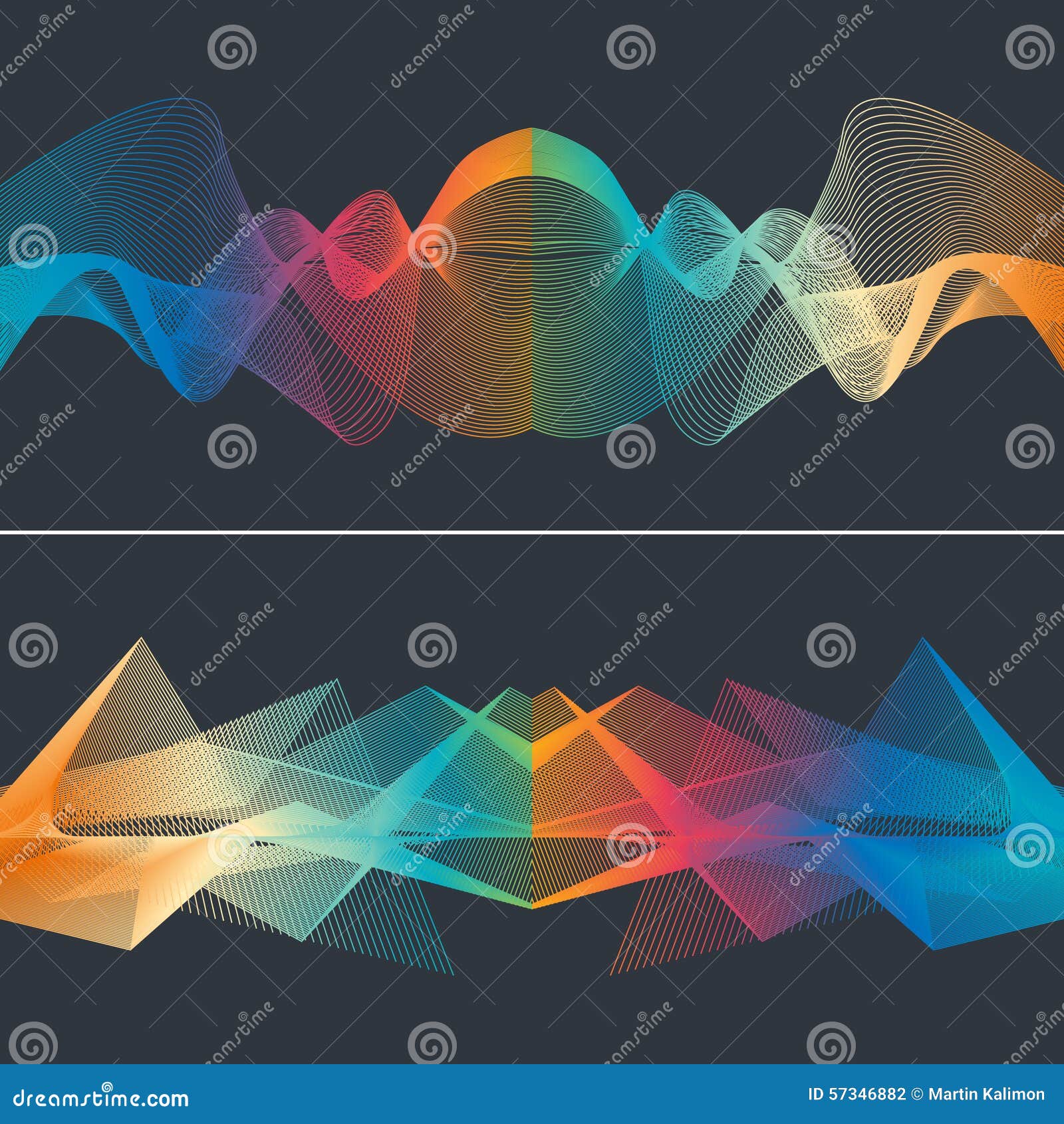 Abstract waves background. stock vector. Illustration of element - 57346882