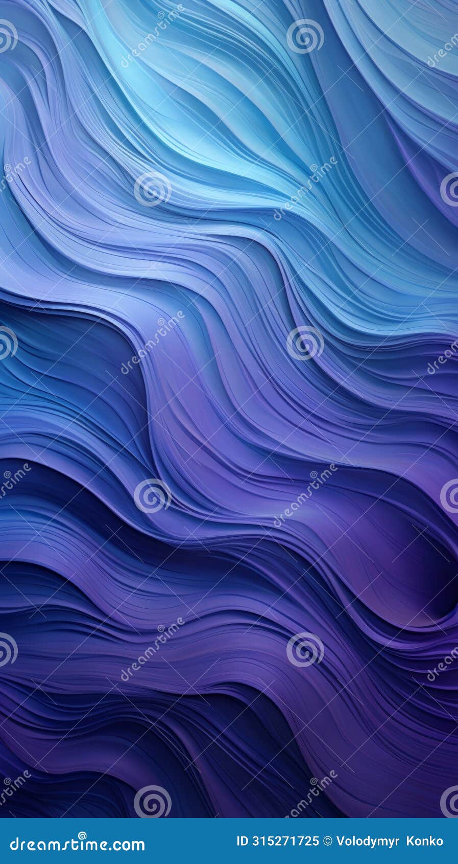Abstract Waves of Blue and Purple Stock Image - Image of pattern ...