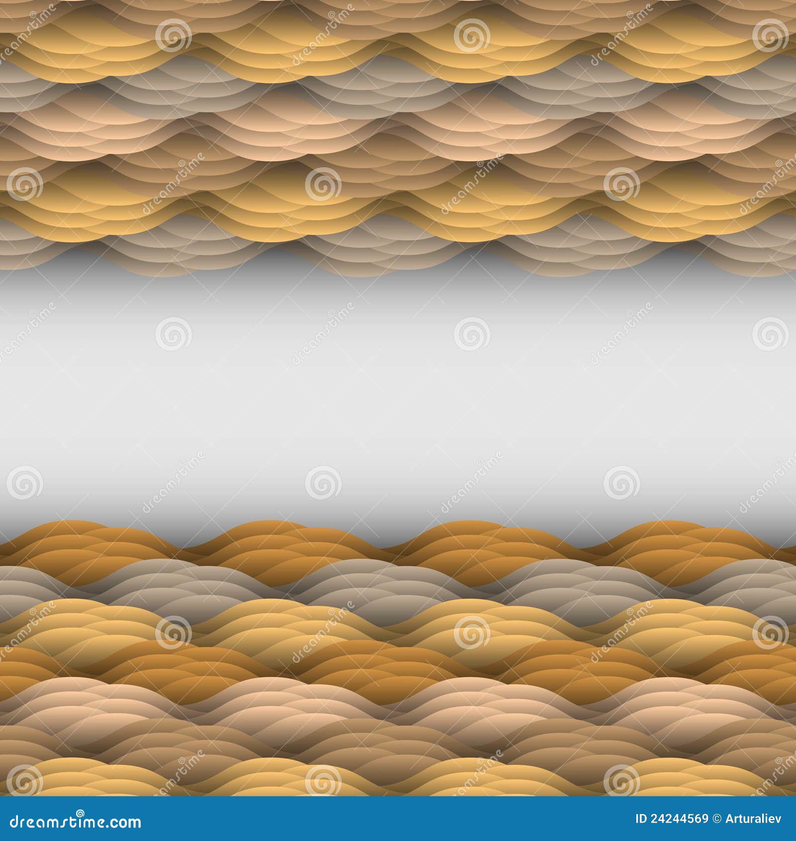 Abstract waves borders stock vector. Illustration of ornate - 24244569