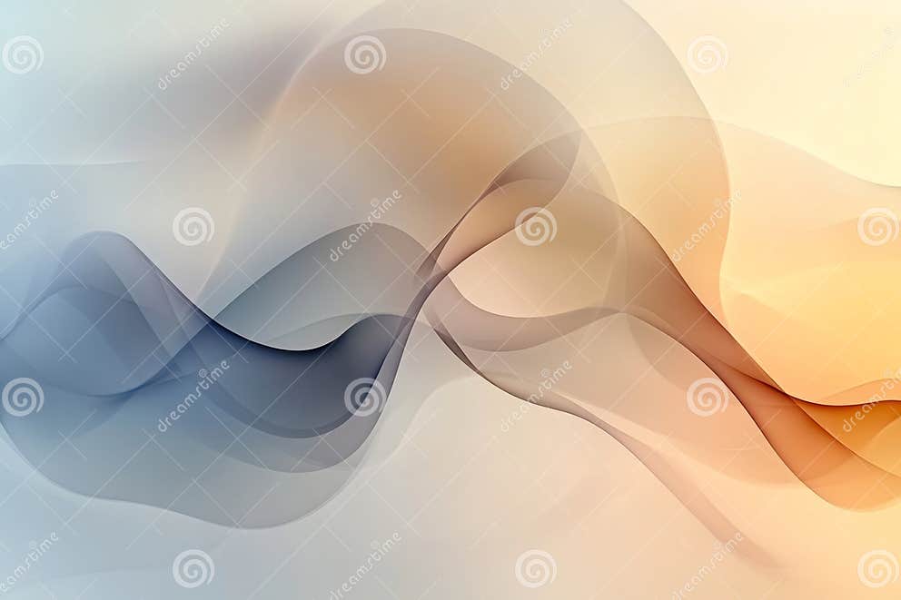 ?Abstract Waves are Flowing Seamlessly, Creating a Dynamic and Visually ...