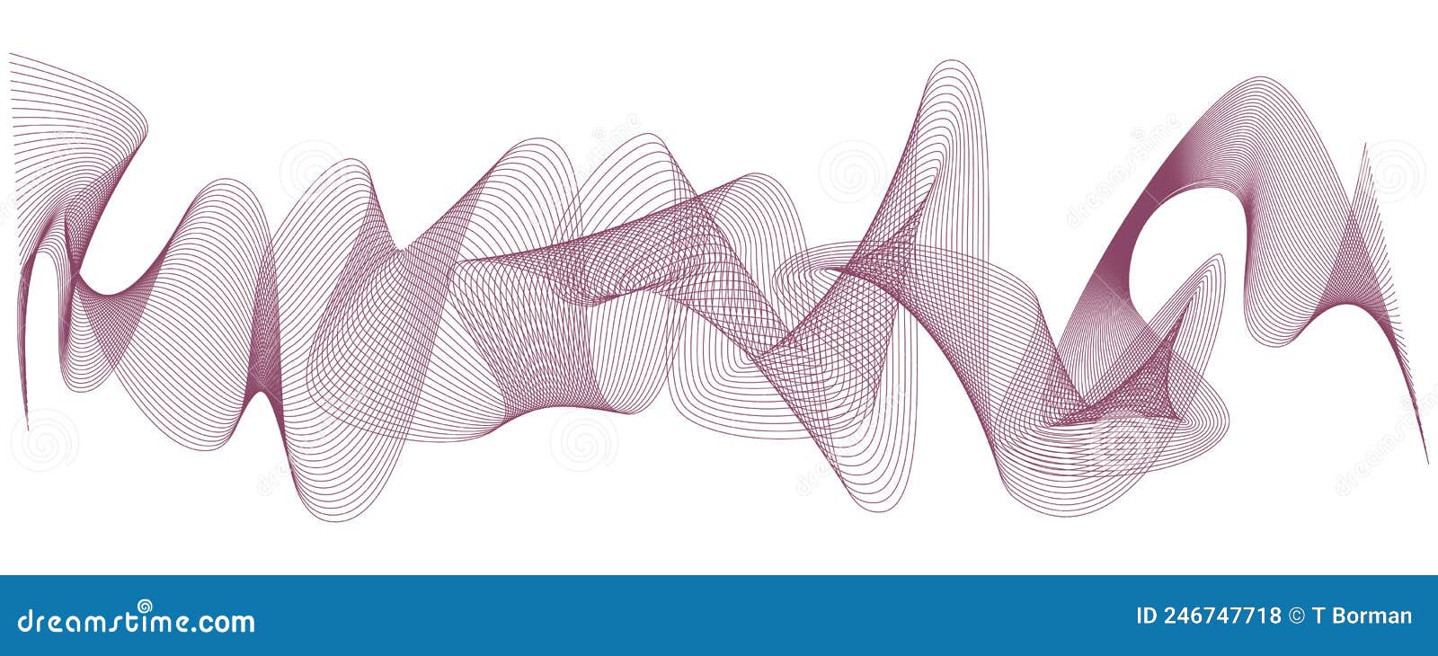 Abstract Violet Waves Graphic Line Sonic Or Sound Wave Vector Image ...