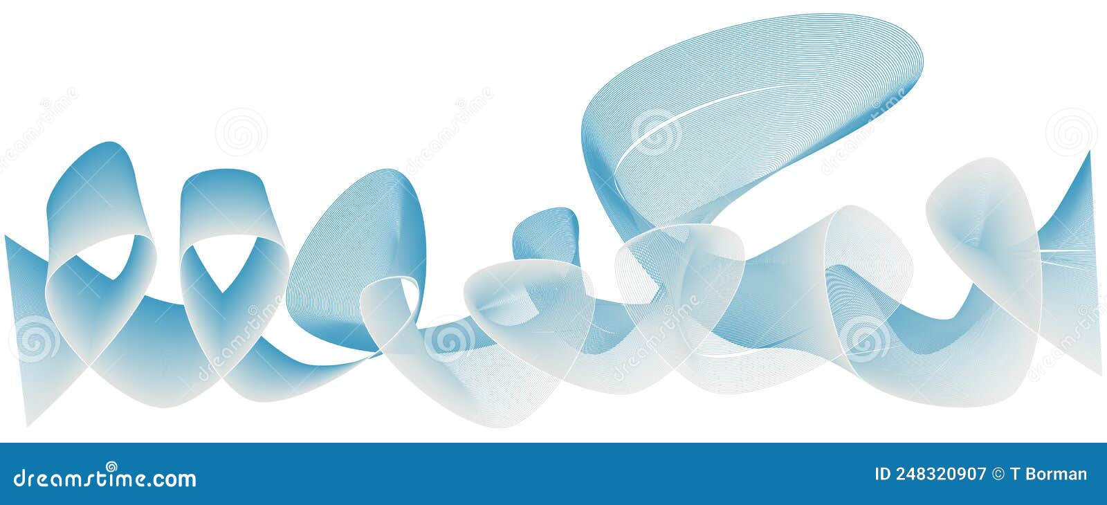 Abstract Waves Graphic Line Sonic or Sound Wave Vector Image Stock ...