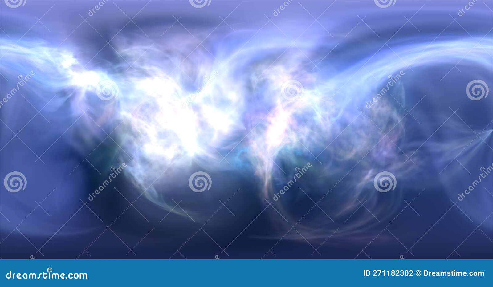Abstract Waves of Iridescent Glowing Energy Magical Cosmic Galactic ...