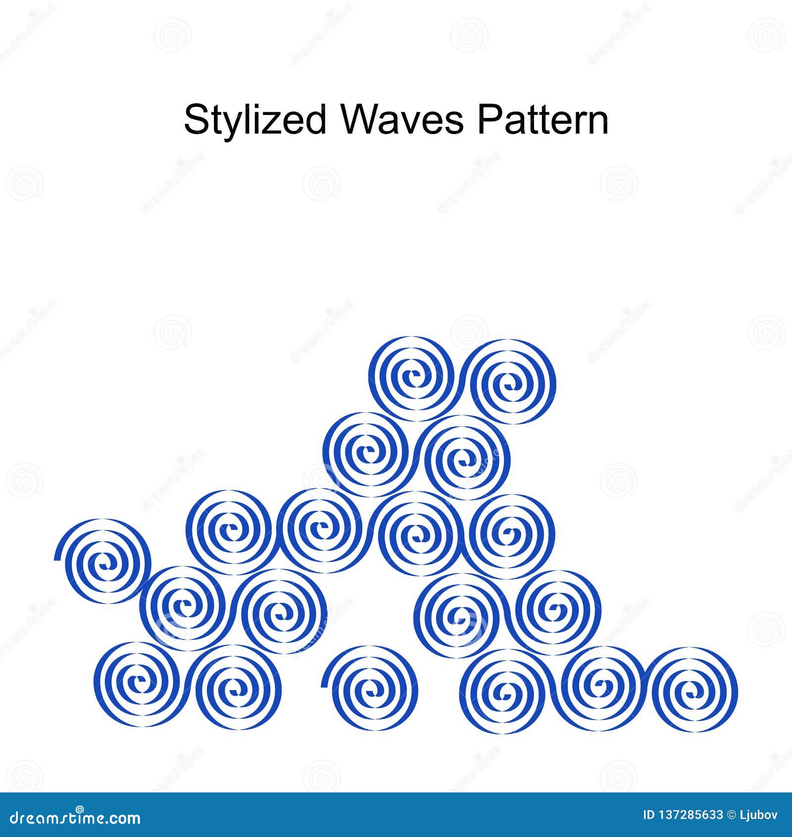 Abstract Waves Pattern in Vector. Logo Design Stock Vector ...