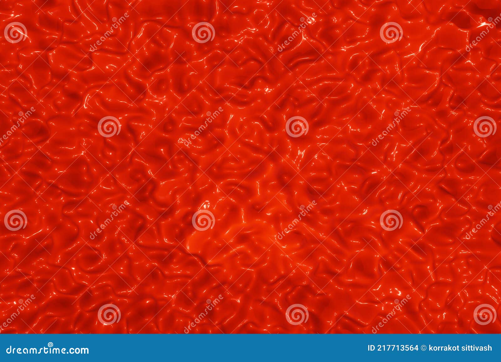 Abstract Waves Red Liquid Blood Cell Background 3D Rendering Stock ...