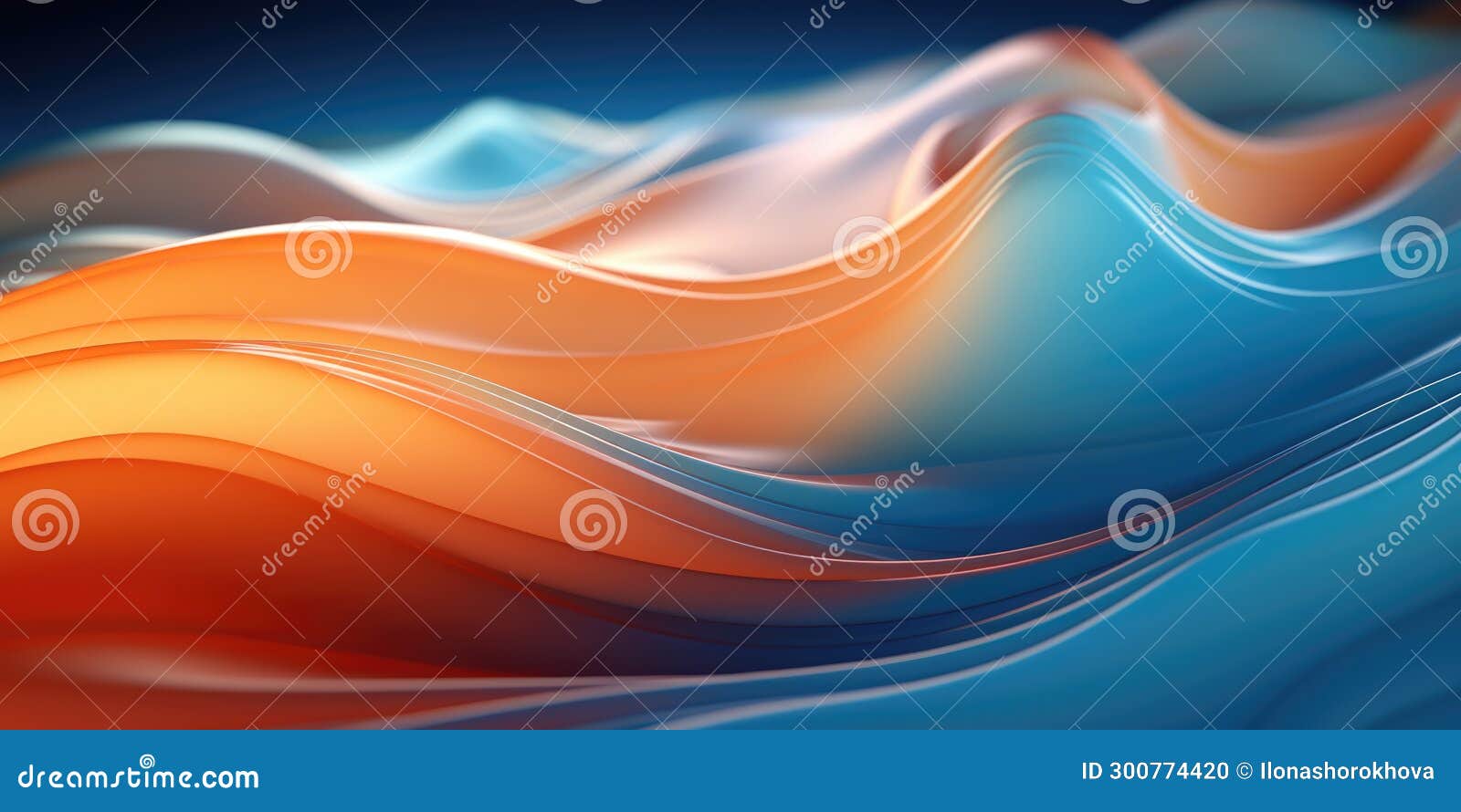 Abstract Waves Texture , Photo Realistic. Ai Generated Stock ...