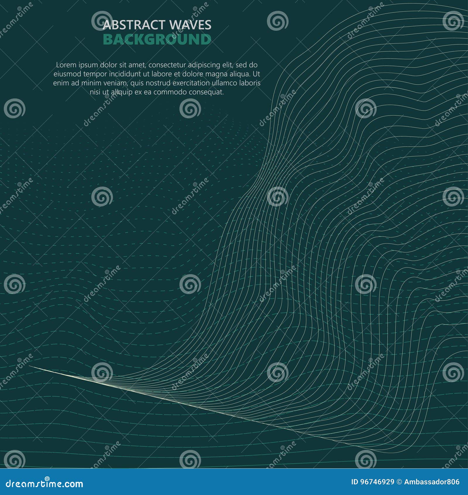 Abstract Waves. Transparent Wave. Vector Stock Vector - Illustration of ...