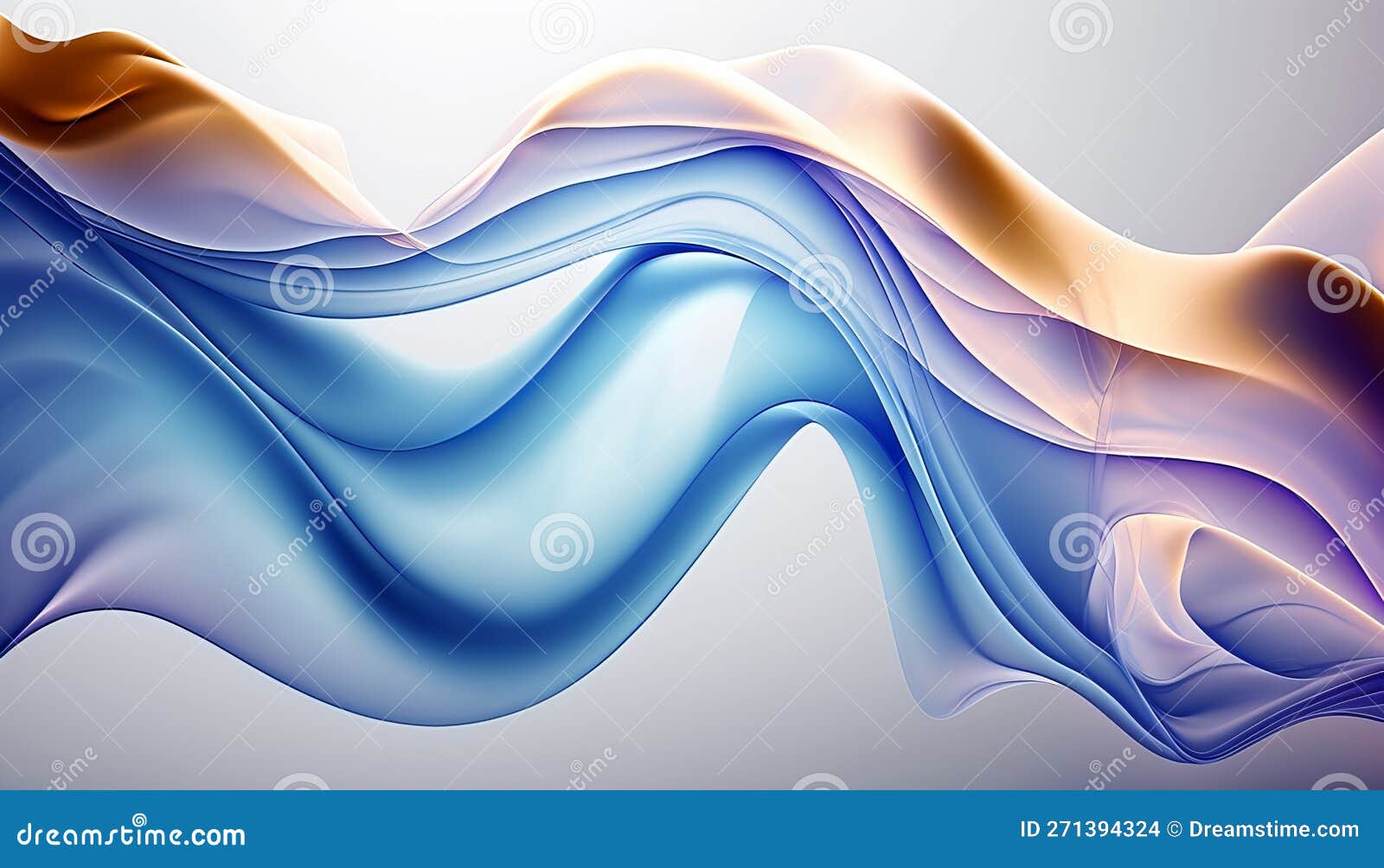 Abstract Waves Trend Gradient Color. Creative Design Background. Stock ...