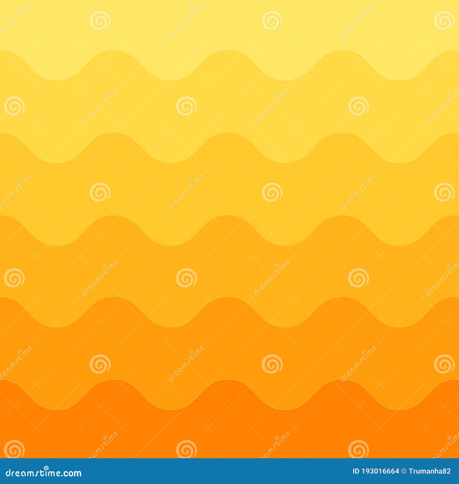 Abstract Waves Pattern in Gradating Yellow Background Stock Vector ...