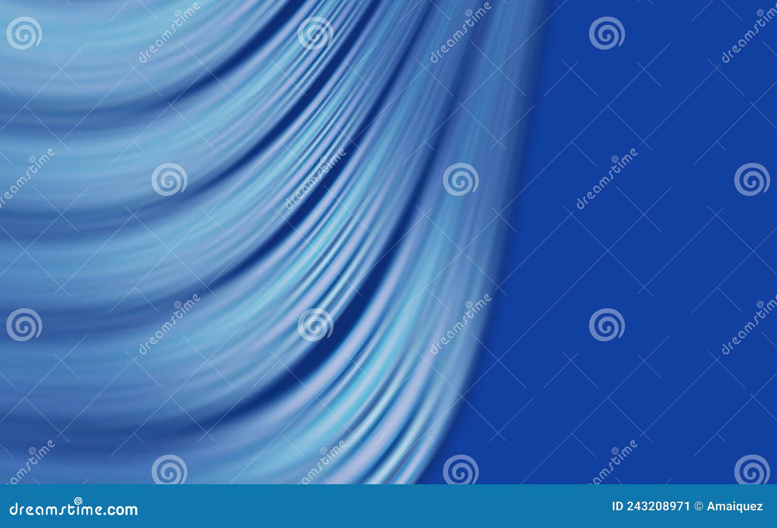 Abstract Wavey Blue Pattern Background Stock Illustration ...