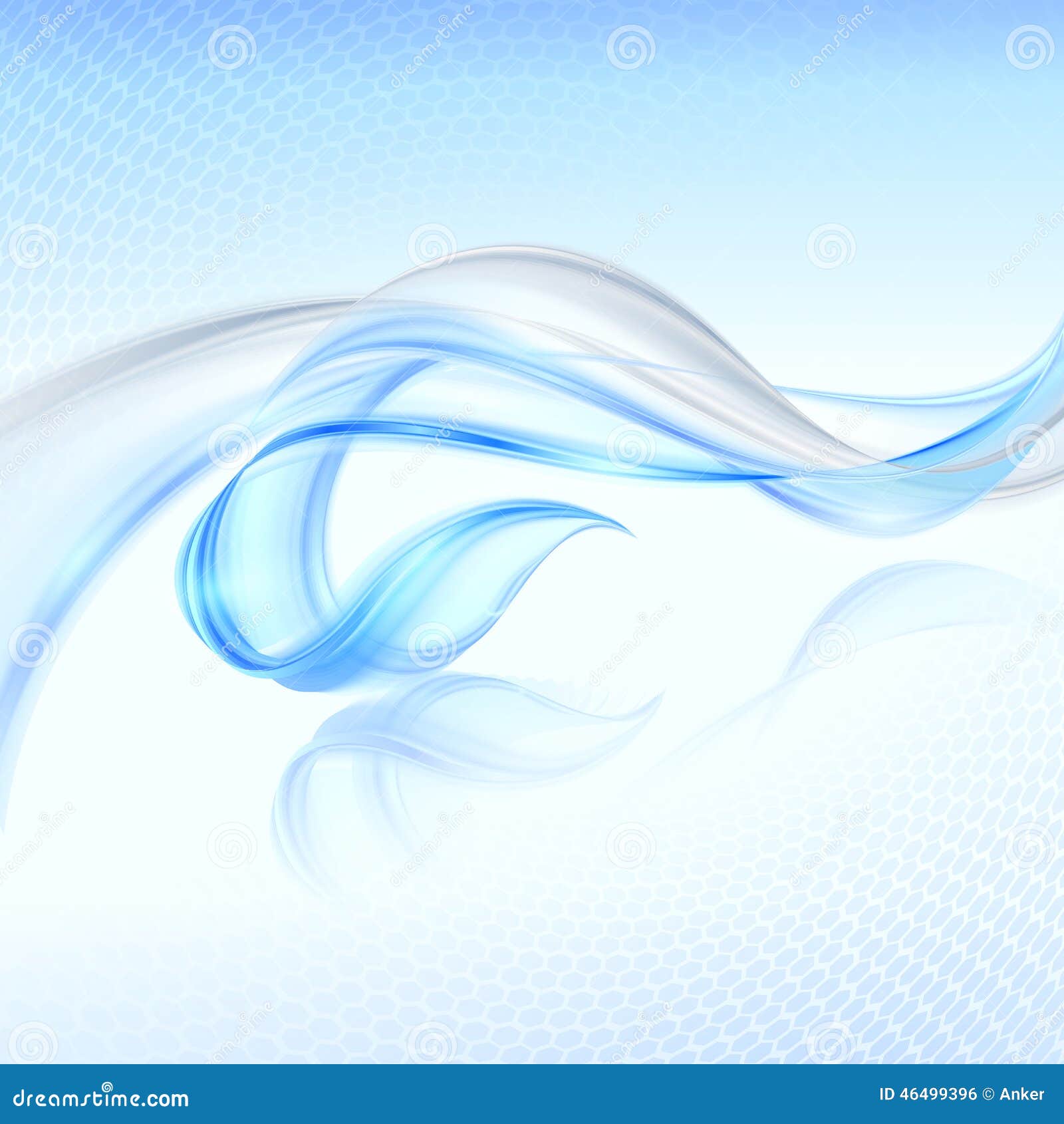 Abstract waving background stock vector. Illustration of line - 46499396