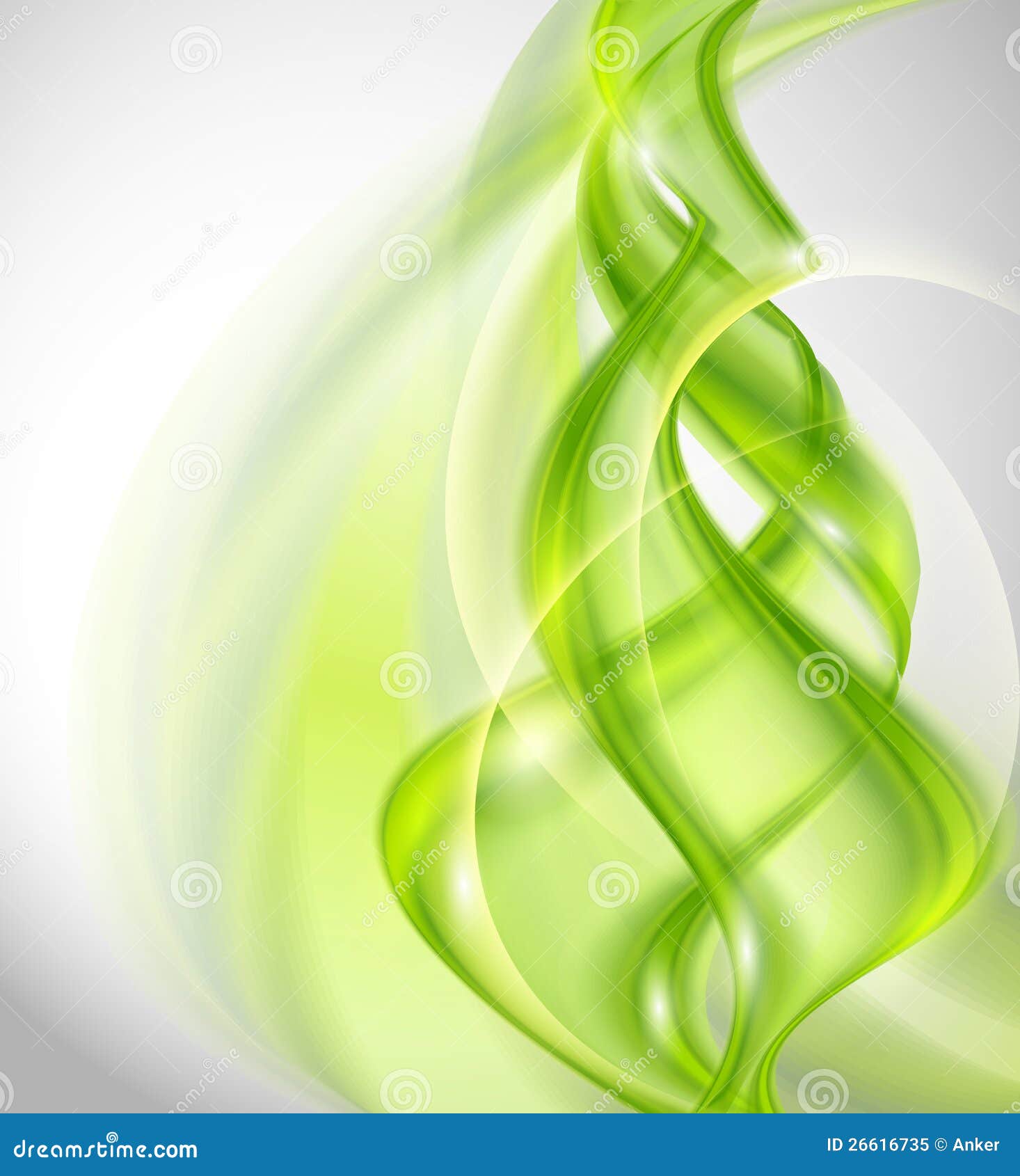 Abstract Waving Green Background Stock Vector - Illustration of ...