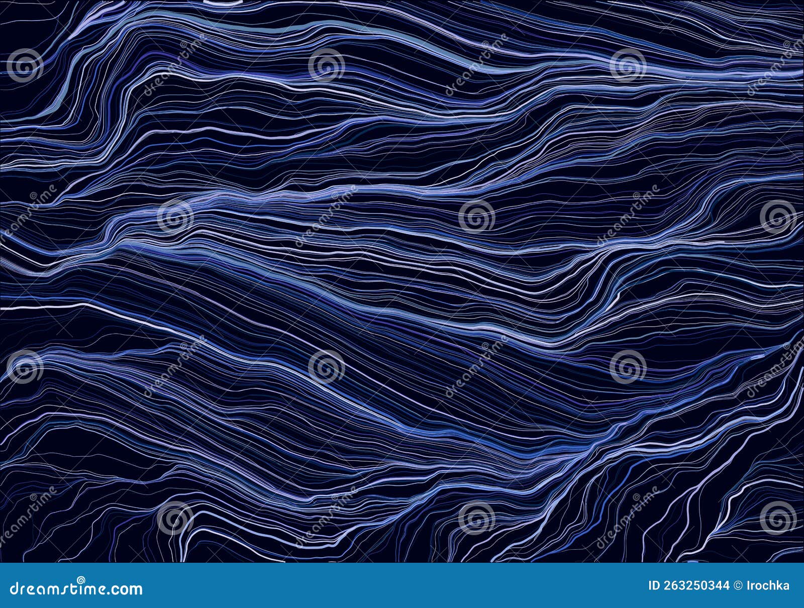 Abstract Wavy Artistic Template. Stripe Background. Stock Vector ...