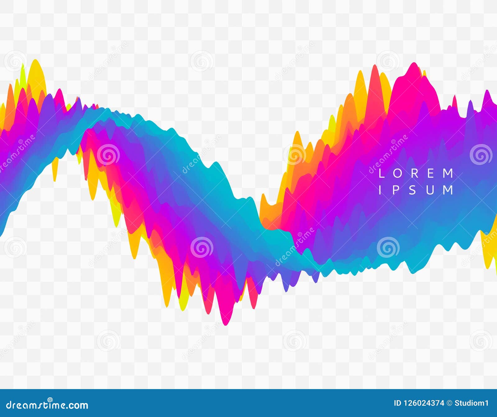 Abstract Wavy Background for Banner, Flyer, Book Cover, Poster. Dynamic ...